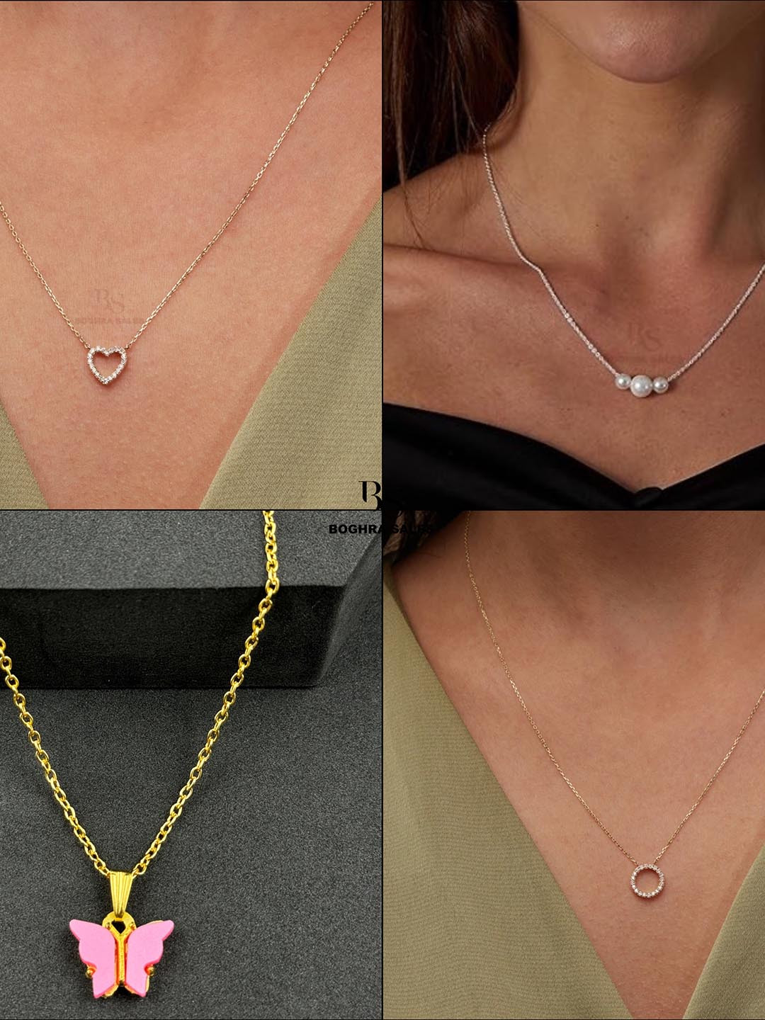 Buy Boghra Sales Women Gold Necklace And Chains - Necklace And Chains ...