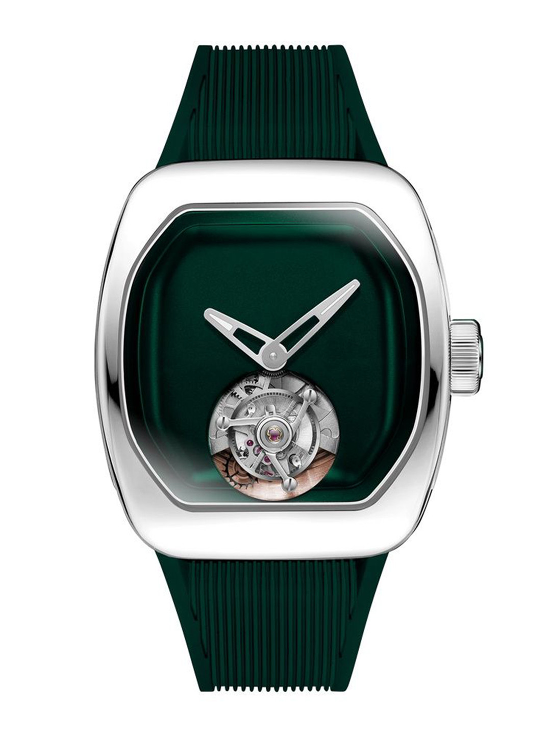 Buy ZEROO Men Skeleton Square Dial & Straps Analogue Automatic Watch ...