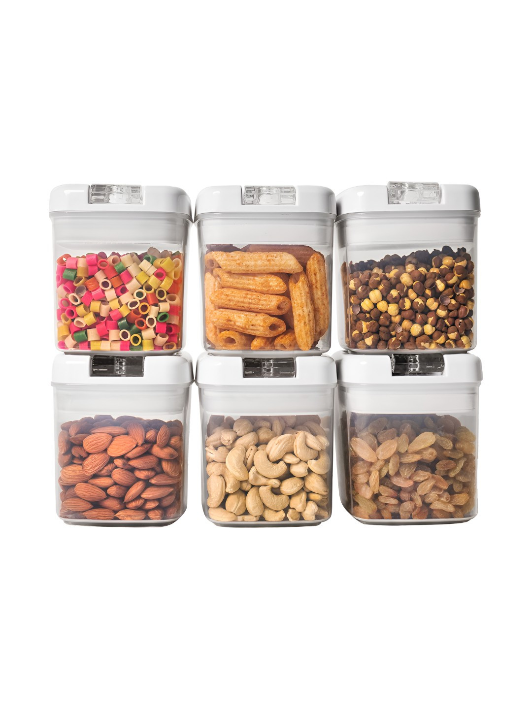 Buy Posh Plasticware White 6 Pieces Dishwasher And Microwave Safe ...