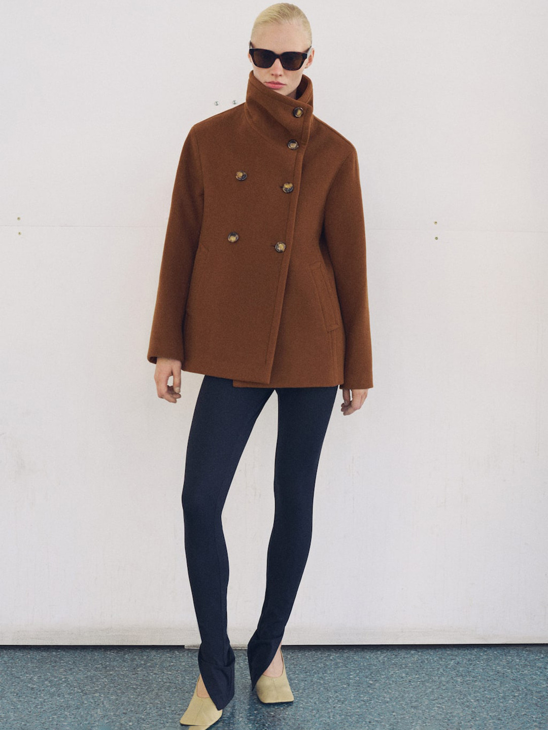 Buy MANGO Double Breasted Overcoat - Coats for Women 34638639 | Myntra