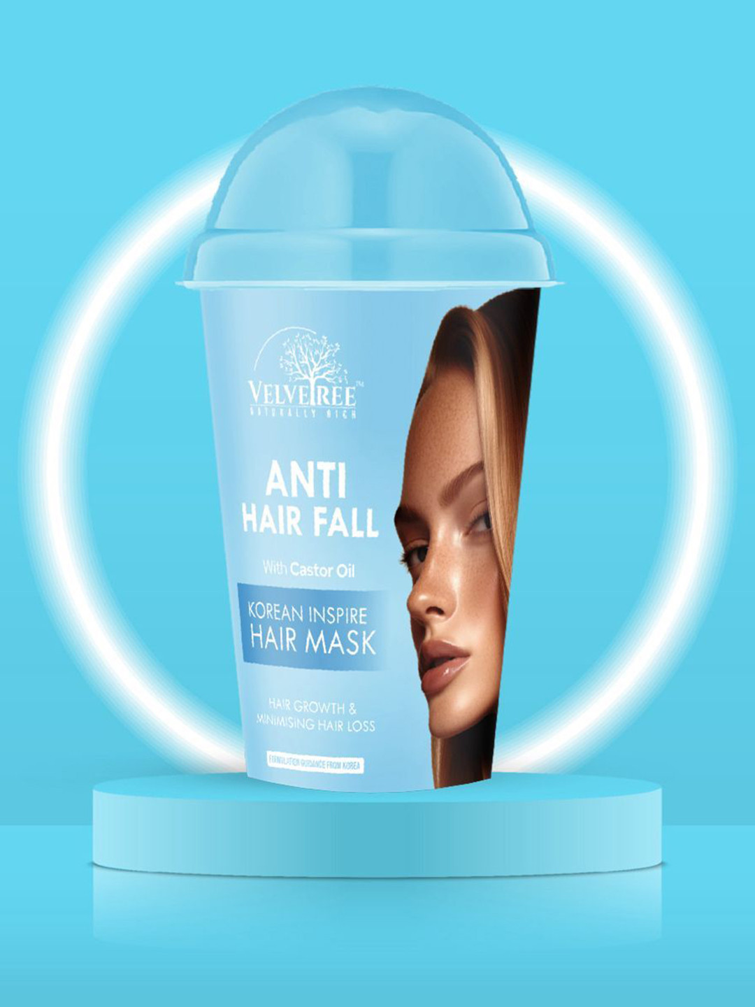 Buy Velvetree Anti Hair Fall Korean Inspire Hair Mask With Castor Oil ...