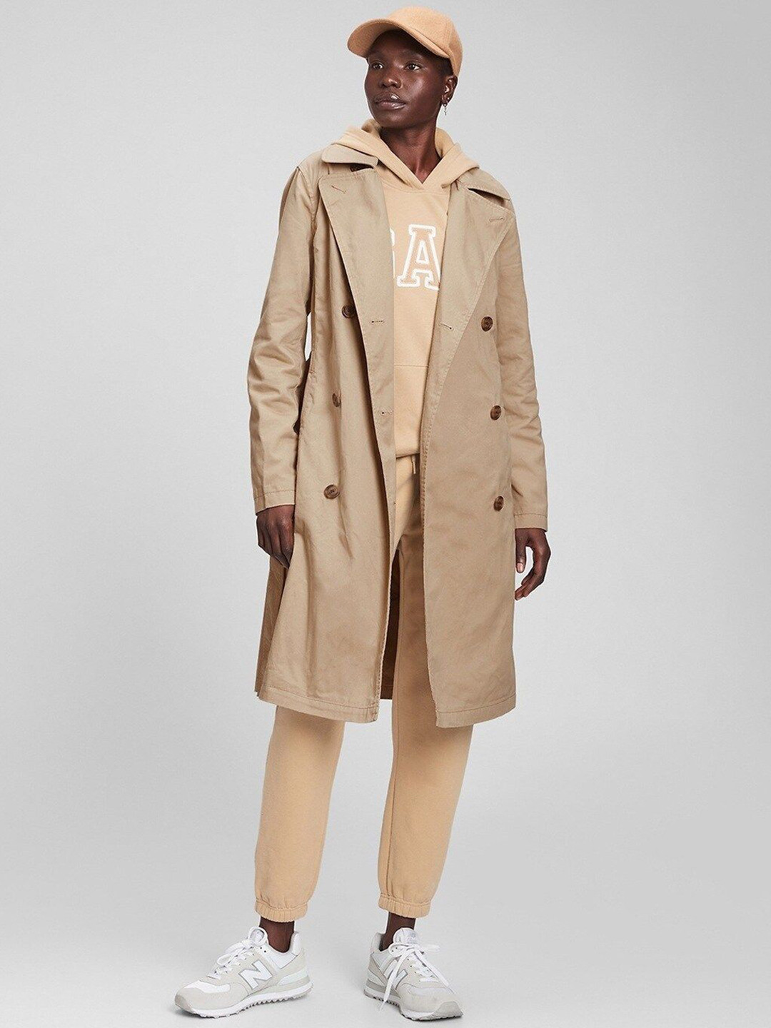 Buy GAP Trench Coat With Tie Up Belt - Coats for Women 34872063 | Myntra