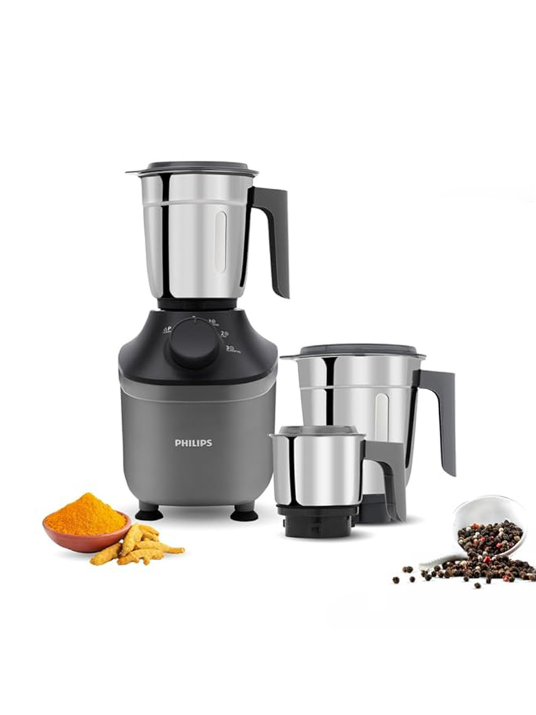 Buy Philips Grey 2025 Plastic Wet And Dry Grinder Juicer Mixer Grinder ...