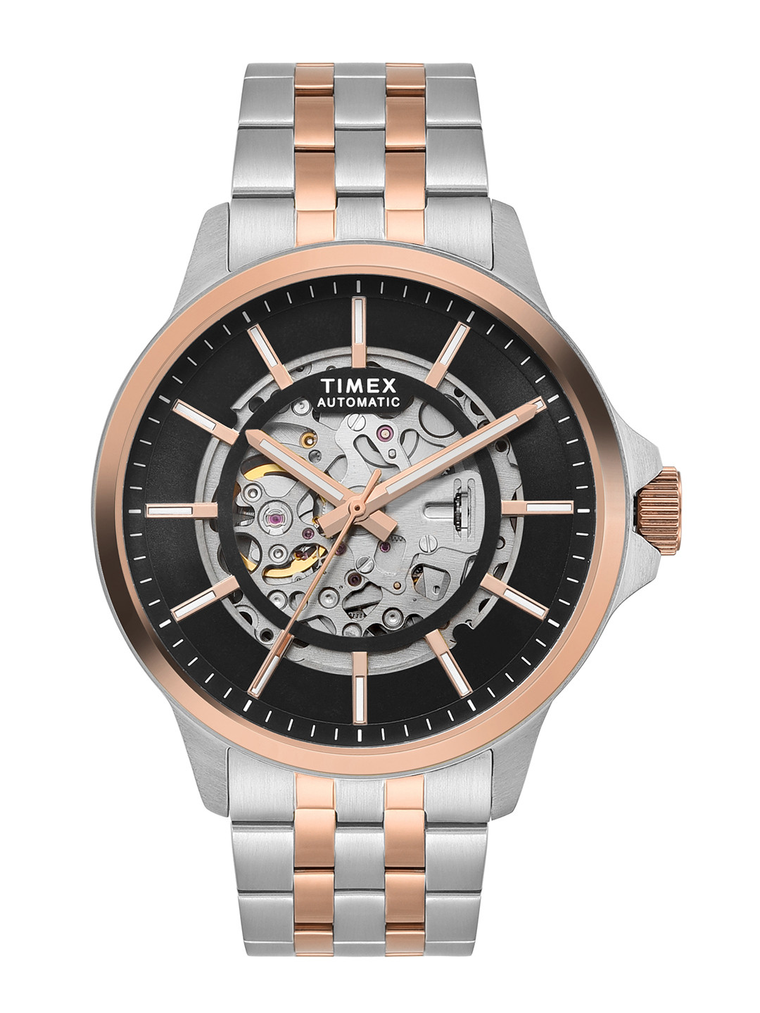 Buy Timex Men Skeleton Dial & Analogue Automatic Motion Powered Watch ...