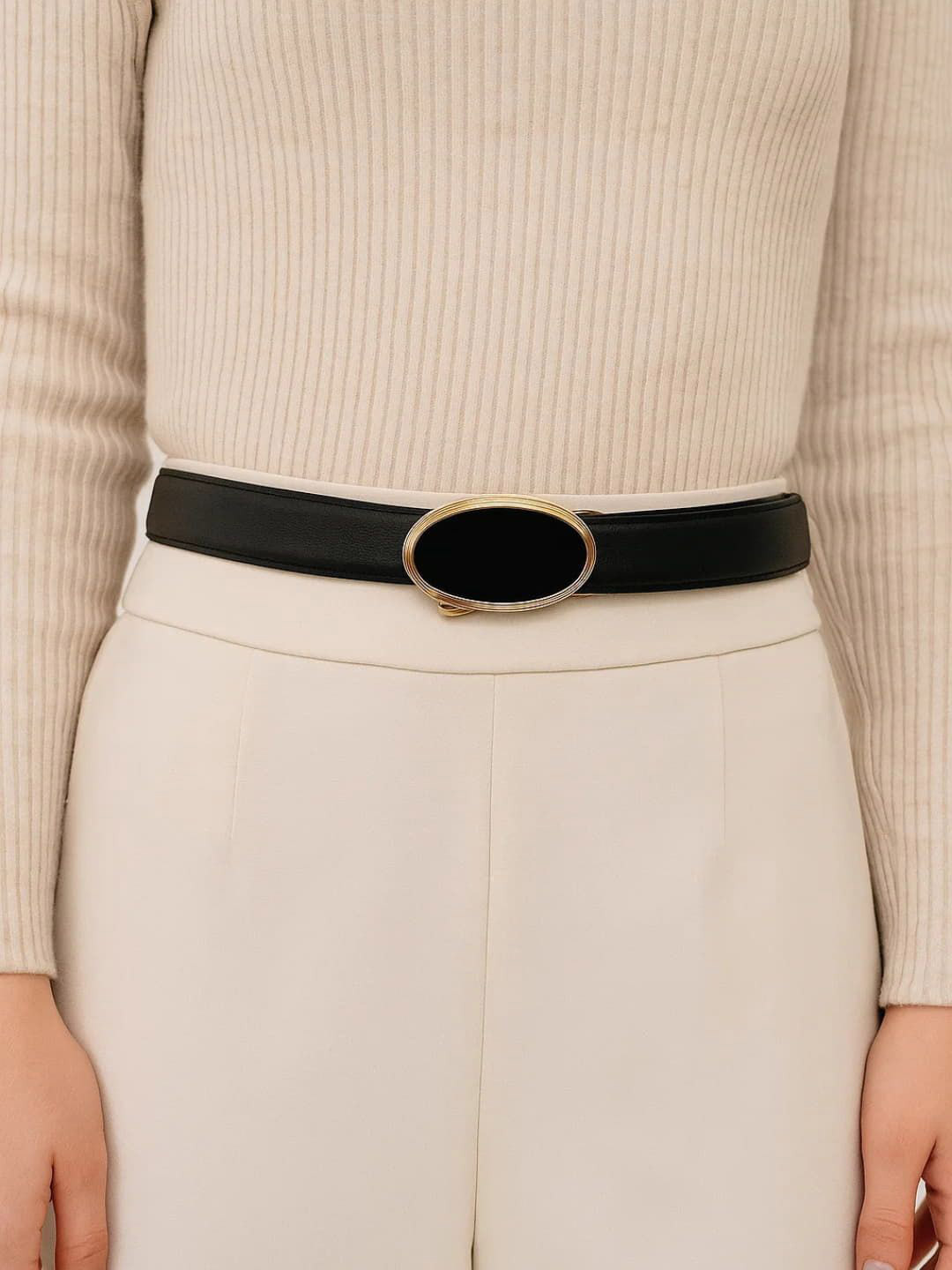 Buy SSN BELTS Women Auto Lock Leather Belt - Belts for Women 34930176 ...