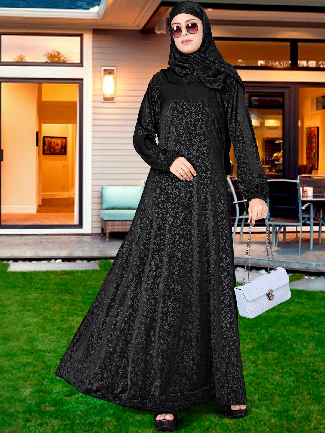 Buy BHUMI FAB Solid Polyester Burqa - Burqas for Women 35046334 | Myntra