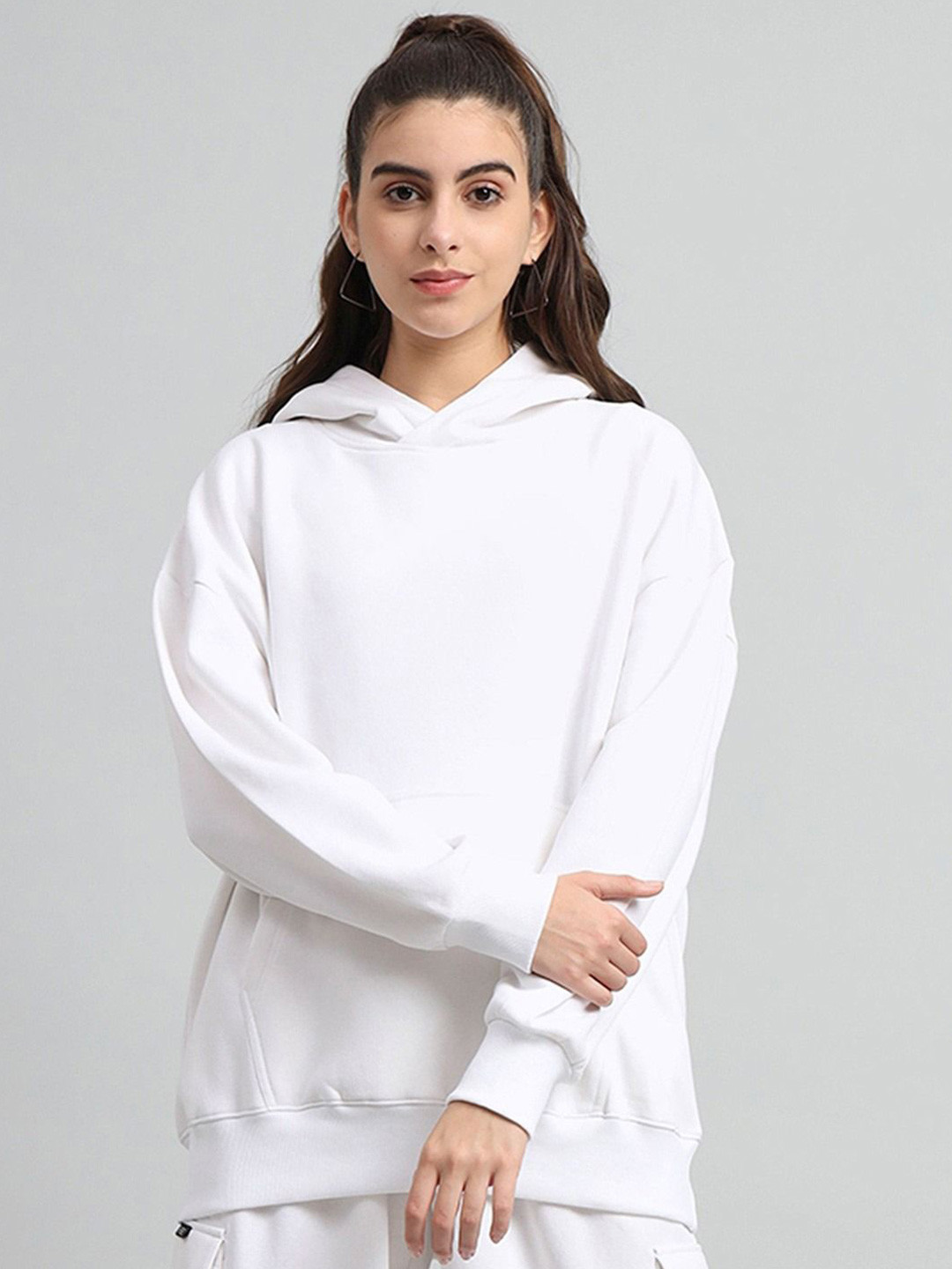 Buy Mast & Harbour Women Hooded Sweatshirt - Sweatshirts for Women ...