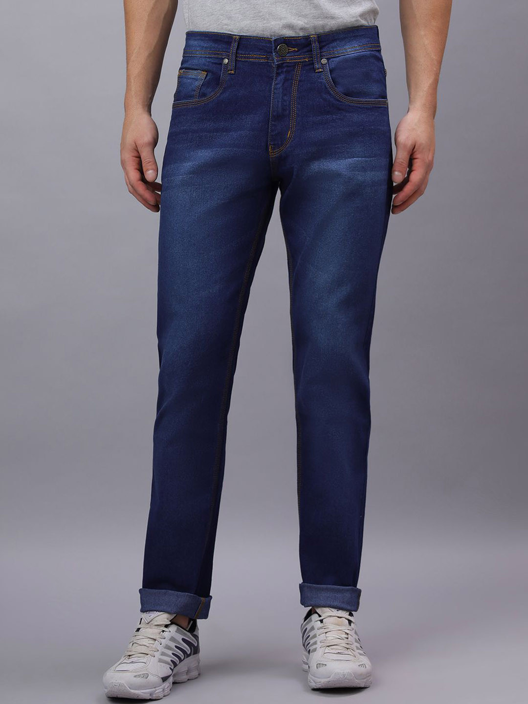 Buy HJ HASASI Men Slim Fit Mid Rise Stretchable Jeans - Jeans for Men ...