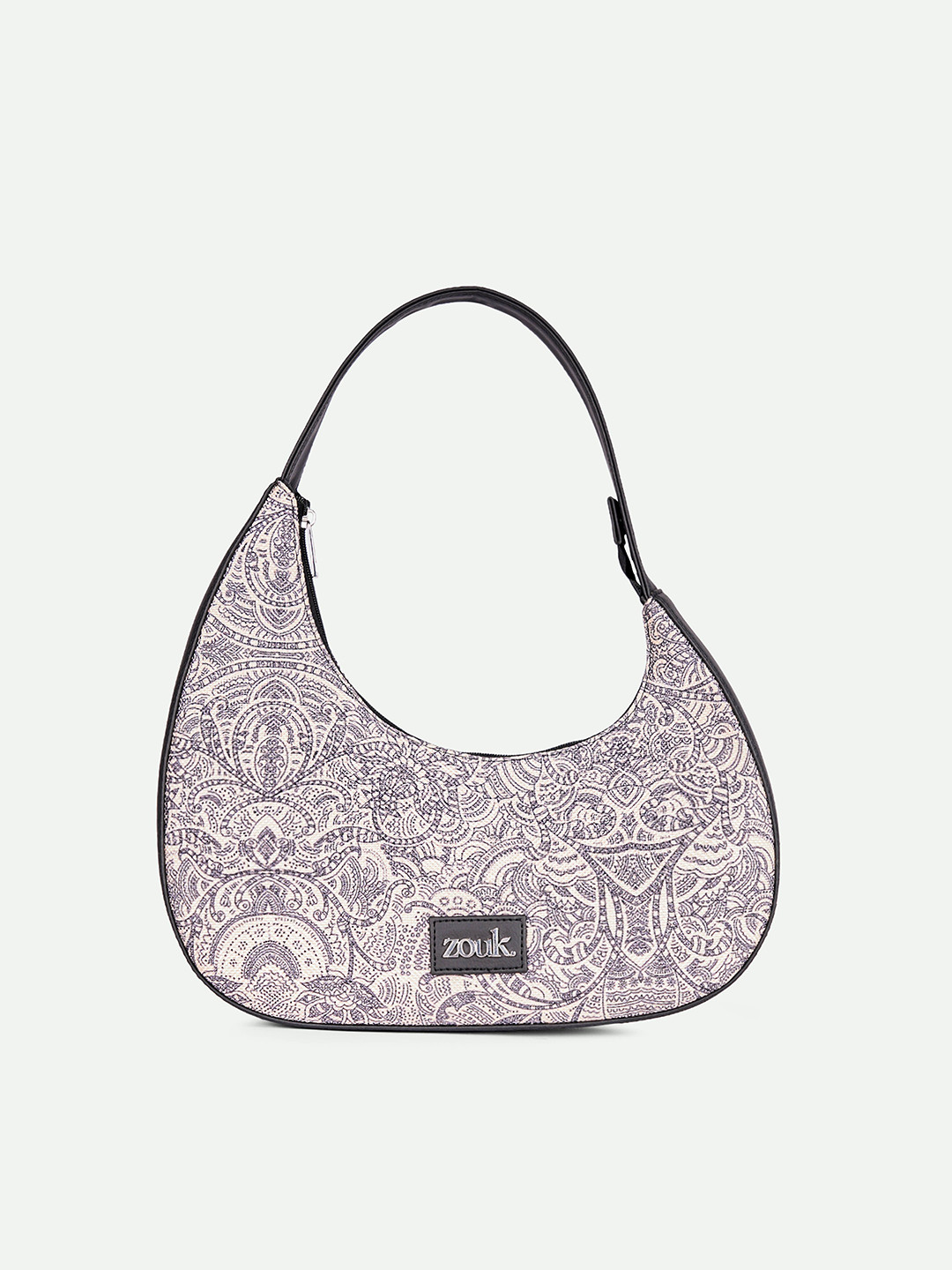 Buy ZOUK Pixi Baguette Floral Printed Half Moon Shoulder Bag - Handbags ...