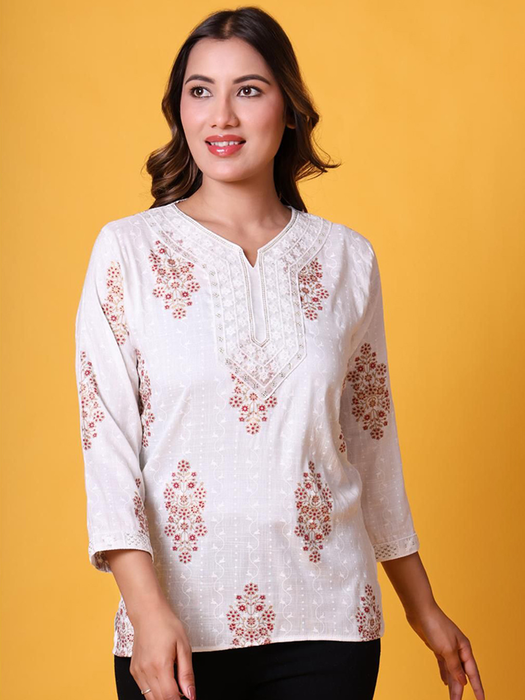 Buy 69 FASHION STREET Ethnic Motifs Printed Kurti - Kurtis for Women ...