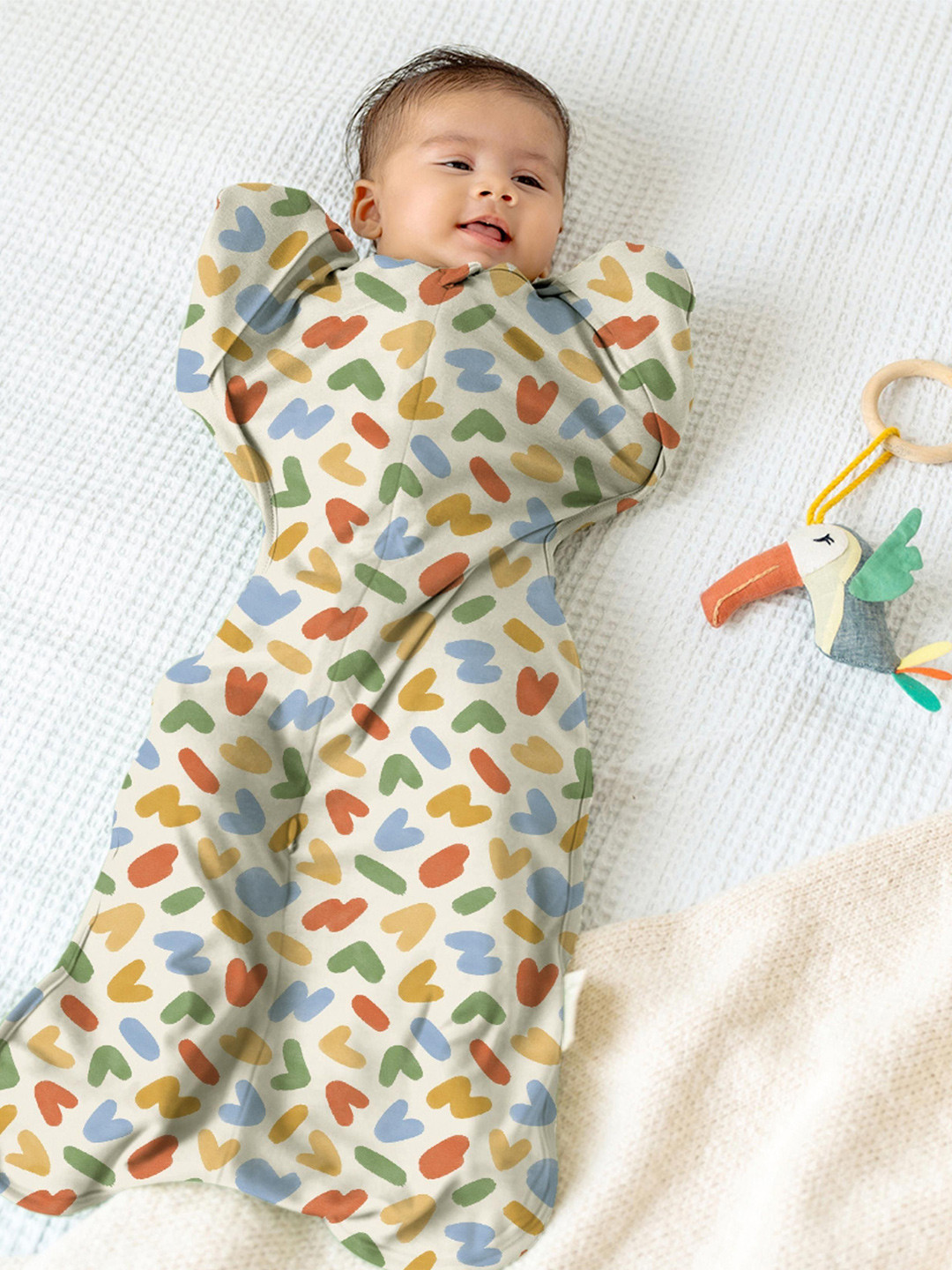 Buy Cocoon Care Infants Printed Bamboo Cotton Swaddle Out Sleep Pod ...
