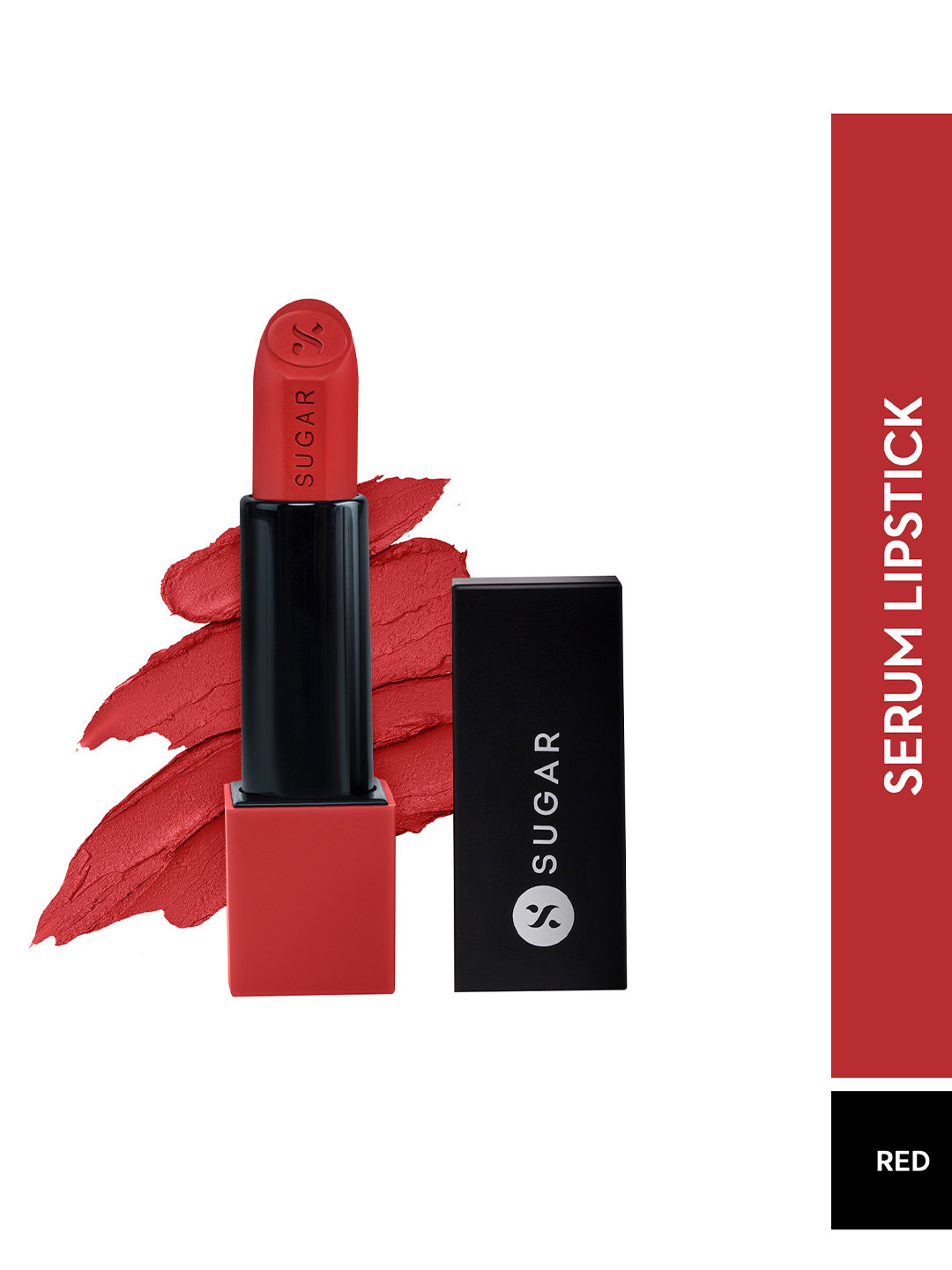 Buy SUGAR Glide Peptide Serum Lipstick 4.2 G Cairo Crimson 04 ...