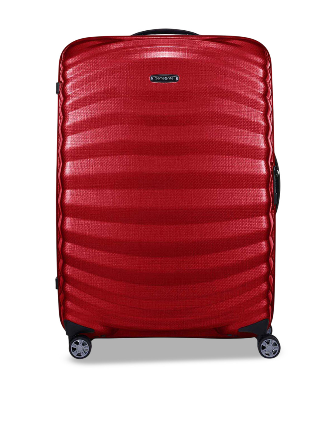 Buy Samsonite Lite Shock Sport Textured Hard Sided Large Trolley Bag ...