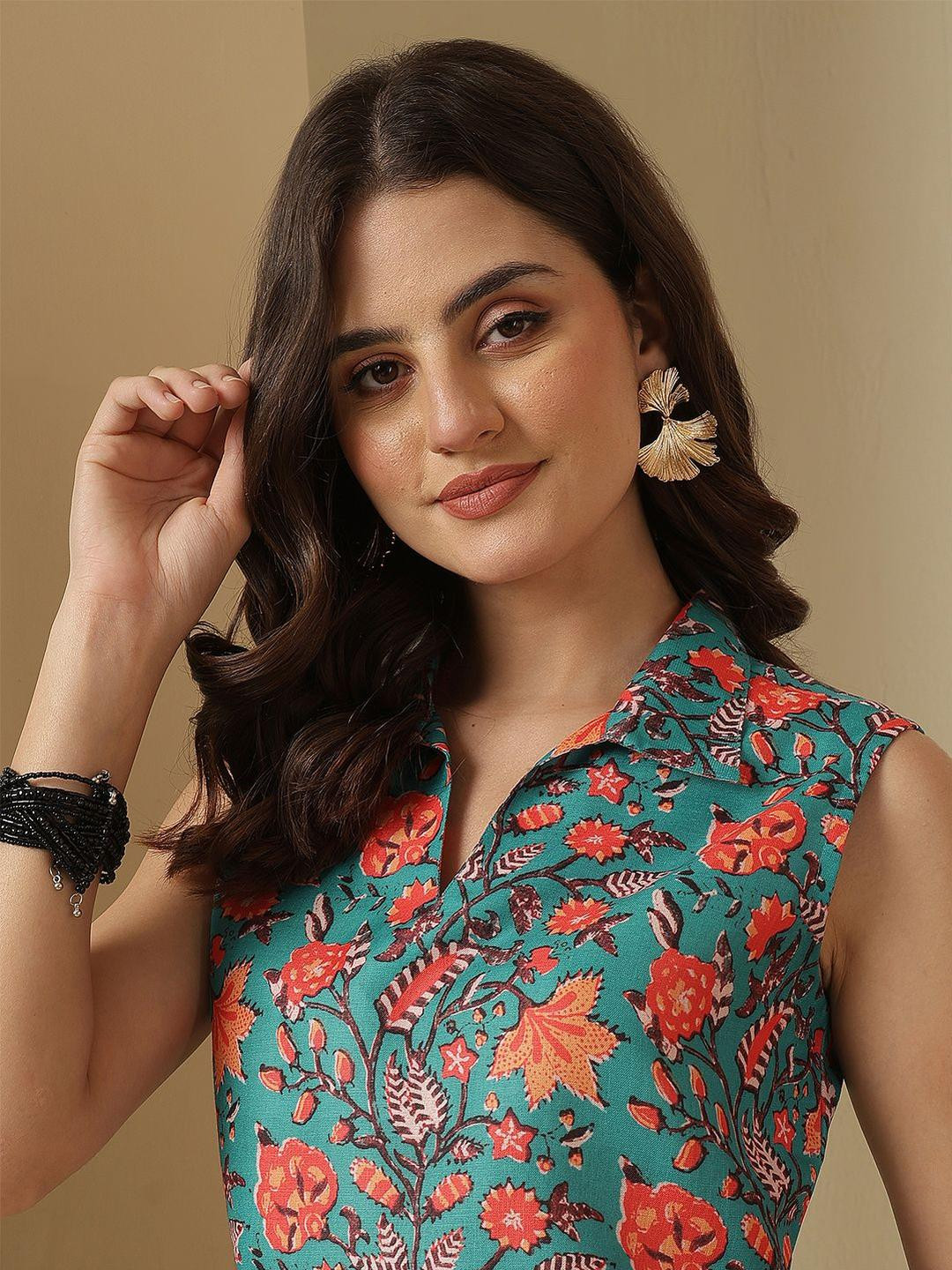 Buy Anouk Rustic Women Ethnic Motifs Sleeveless Kurtis - Kurtis for ...