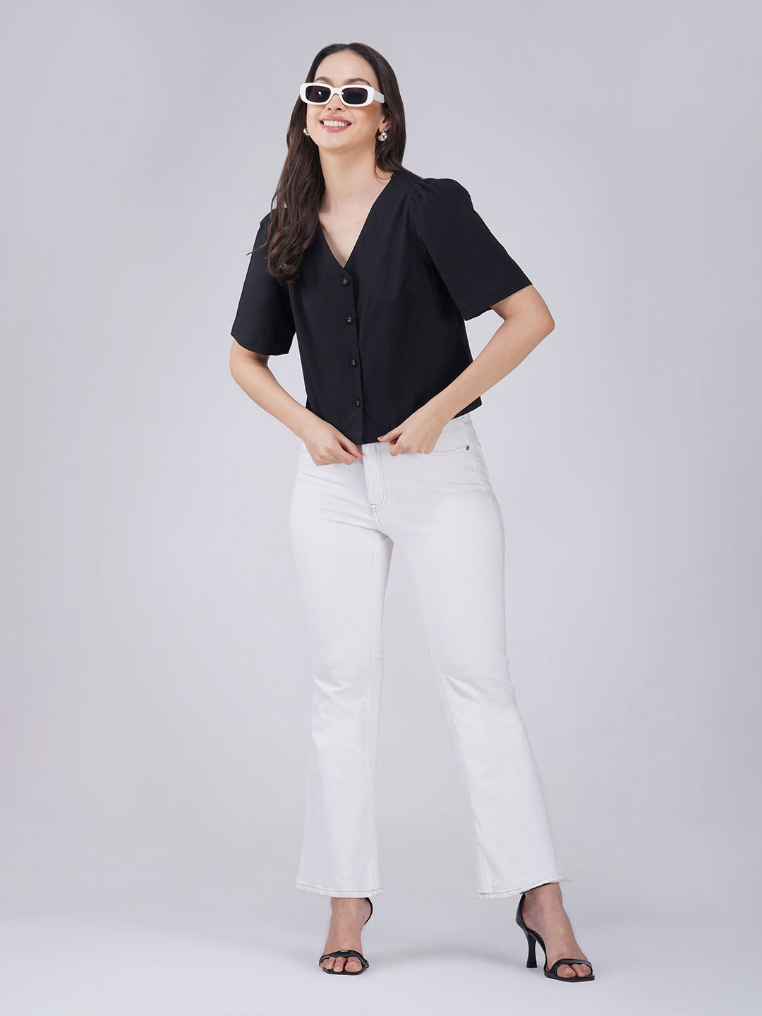 Buy Avor Lifestyle Women's Solid Crop Top - Tops for Women 33028797 ...