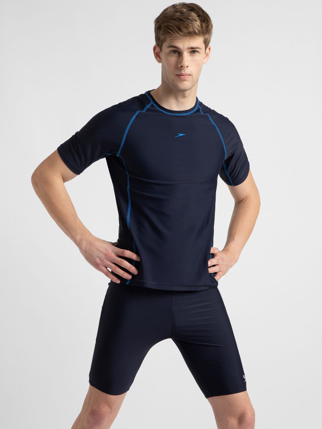 Buy Speedo Men's Endurance10 Short Sleeve Suntop With UPF 40+ Sun ...