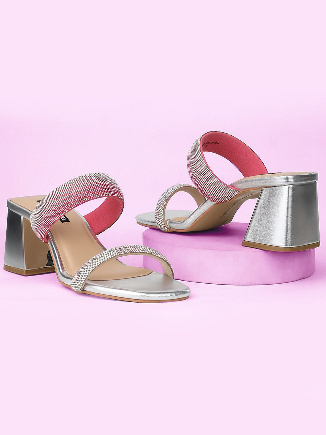 Buy Bata Embellished Open Toe Heels - Heels for Women 33022998 | Myntra