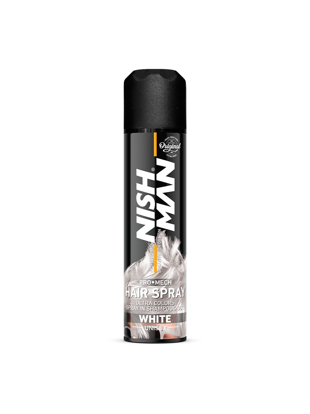 Buy Nishman Pro Mech Hair Color Spray 150ml White - Hair Colour for ...