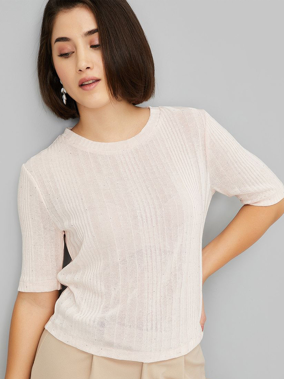 Buy Max Solid Round Neck Top - Tops for Women 33138588 | Myntra