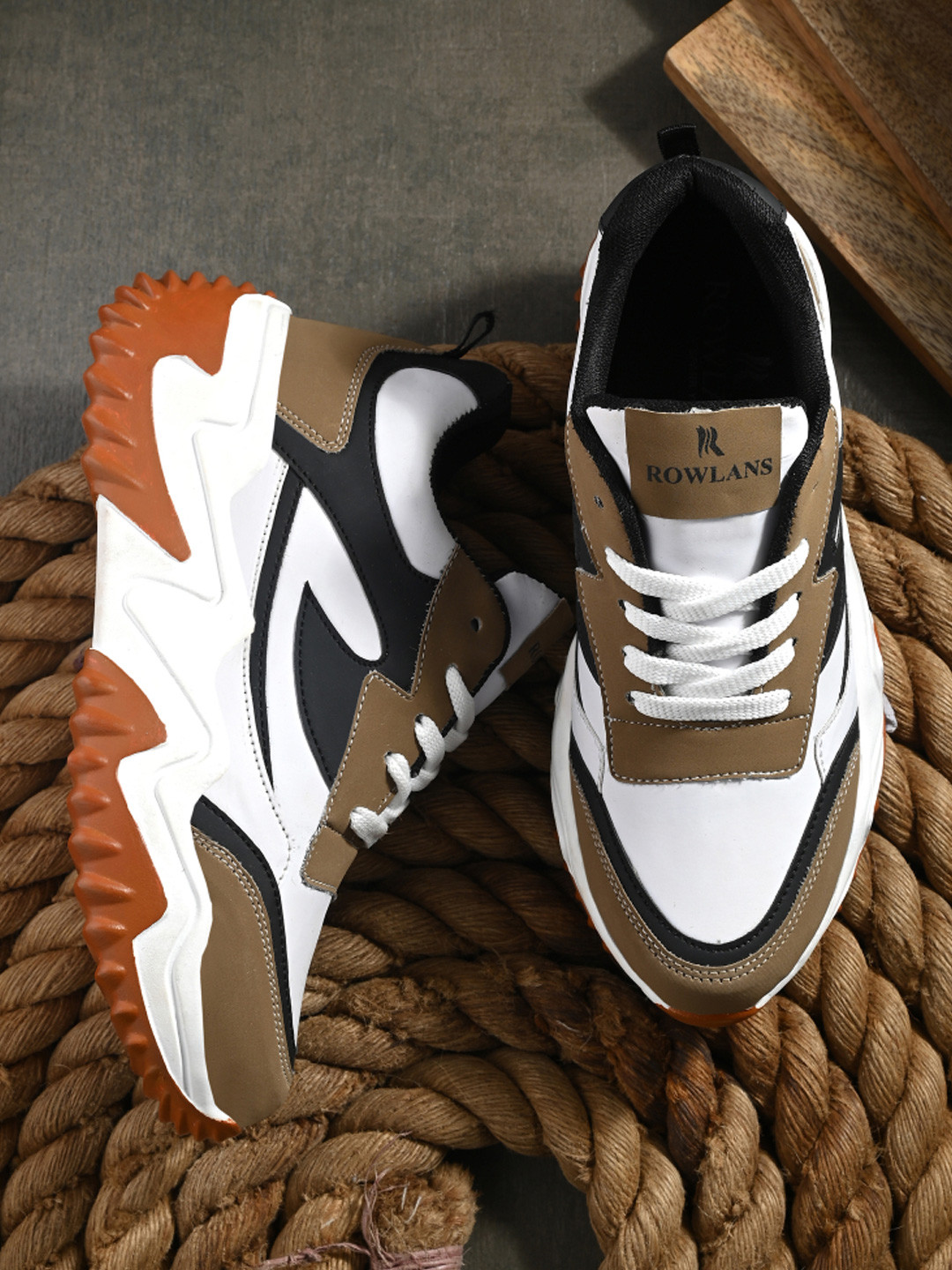 Buy Rowlans Women Colourblocked Lace Ups Sneakers - Casual Shoes for ...