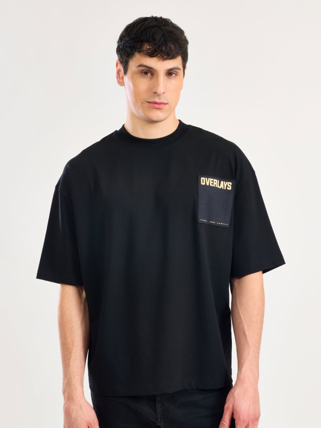 Buy Overlays Men Graphic Printed Round Neck Oversized T Shirt - Tshirts ...