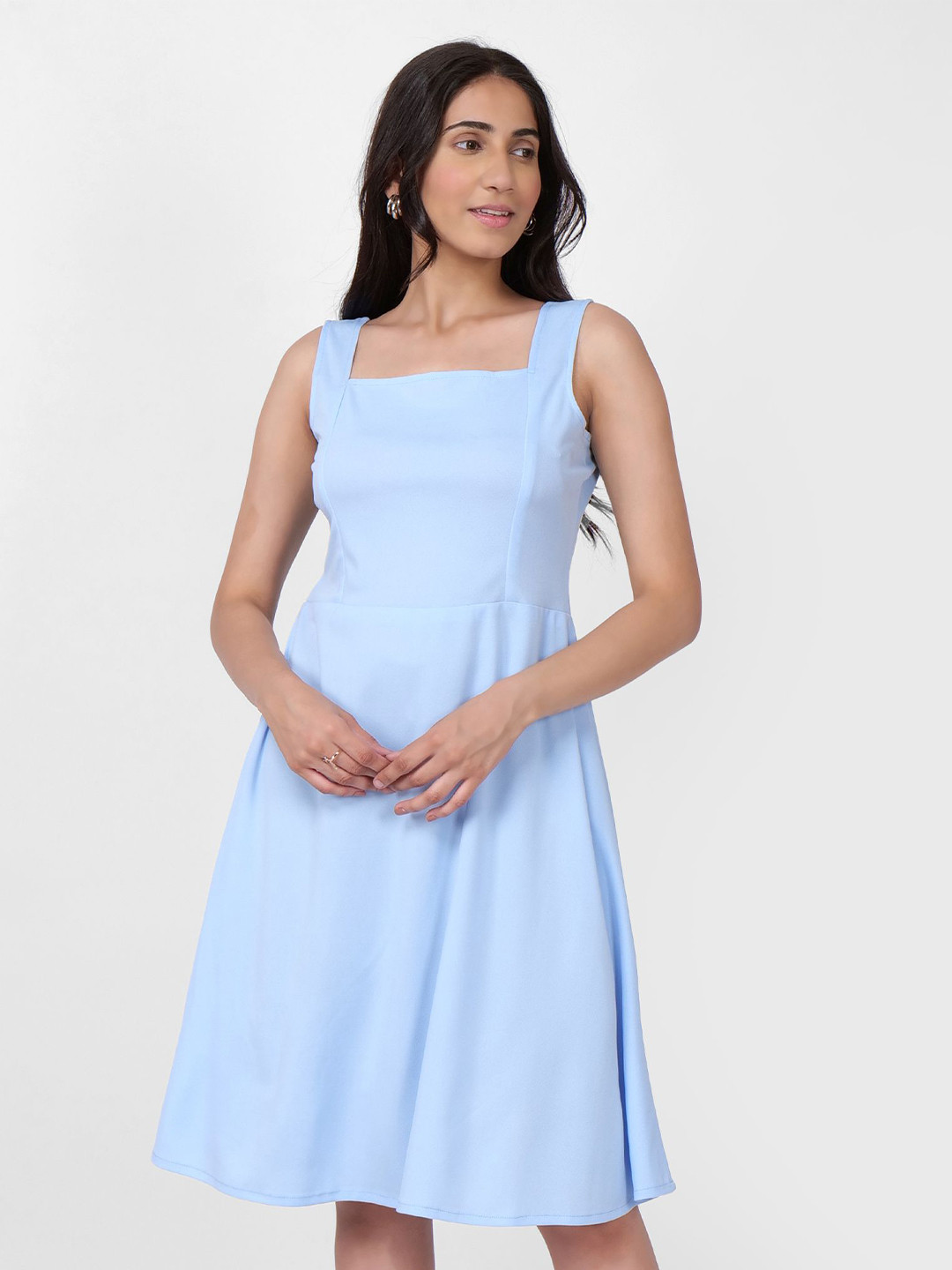 Buy ADV FASHION WEAR Women Cotton Fit & Flare Dress - Dresses for Women ...