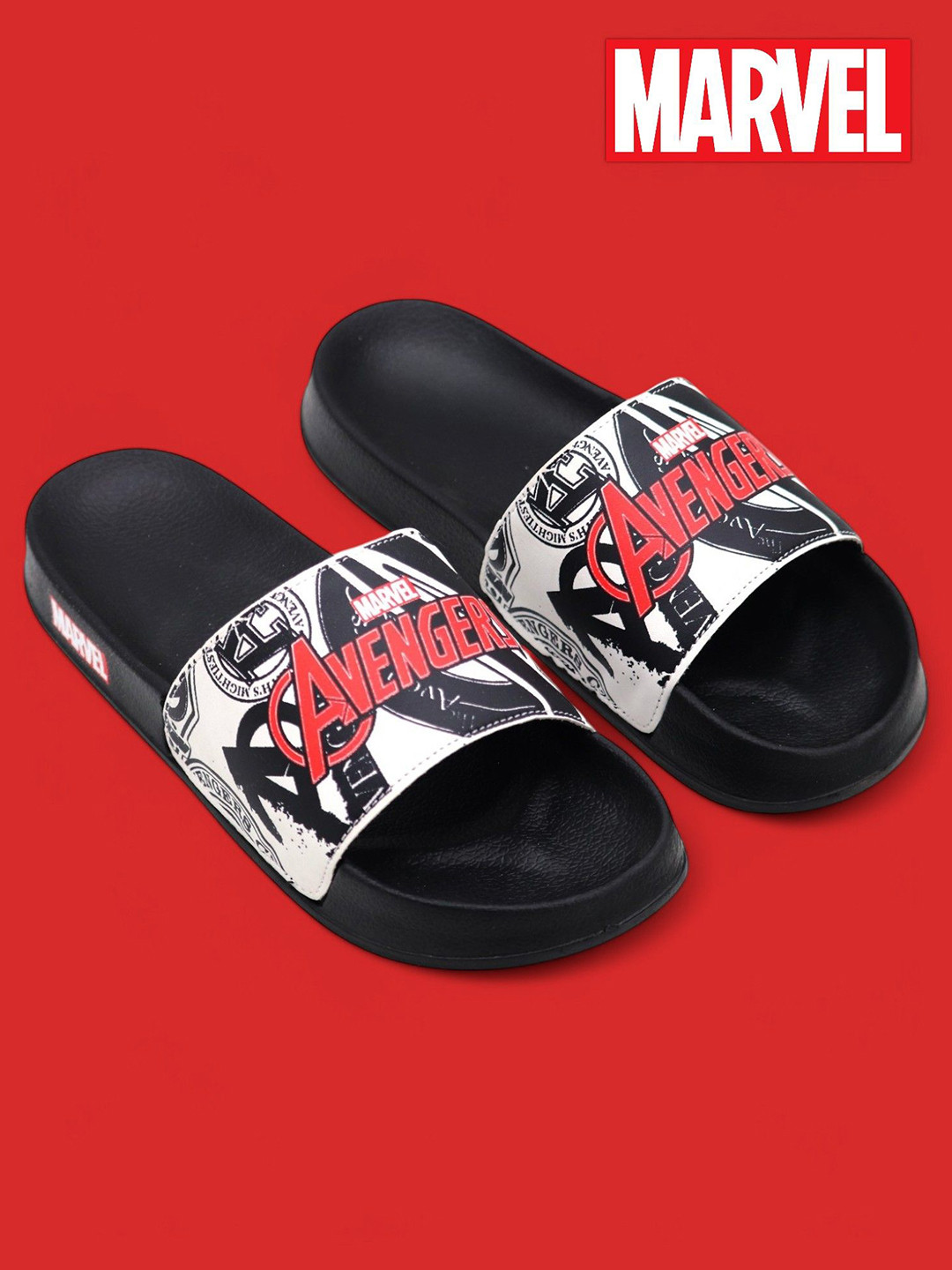 Buy MARVEL STREET Men Printed Sliders - Flip Flops for Men 33202357 ...