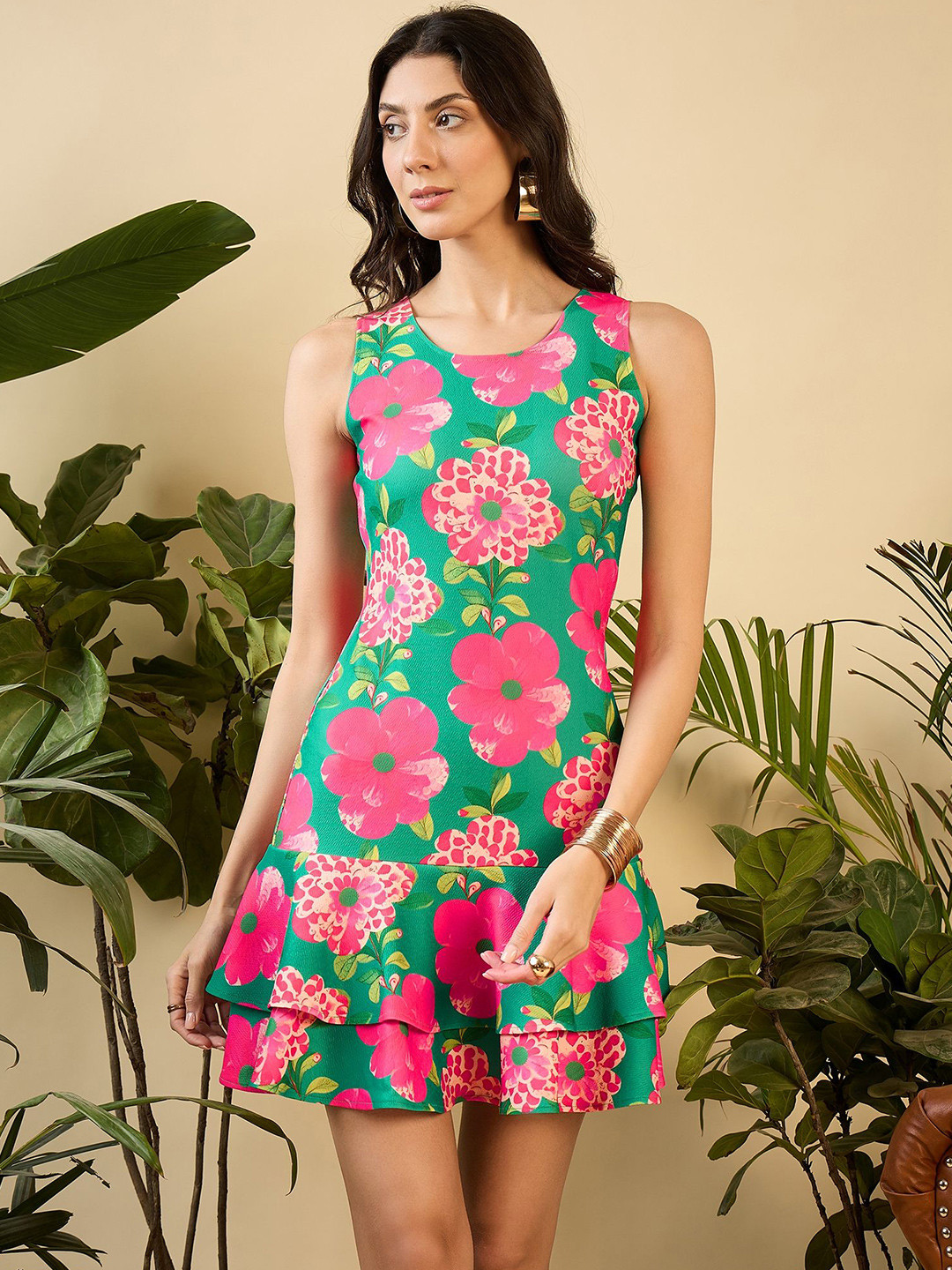 Buy MABISH By Sonal Jain Women A Line Shift With Double Flare At The ...
