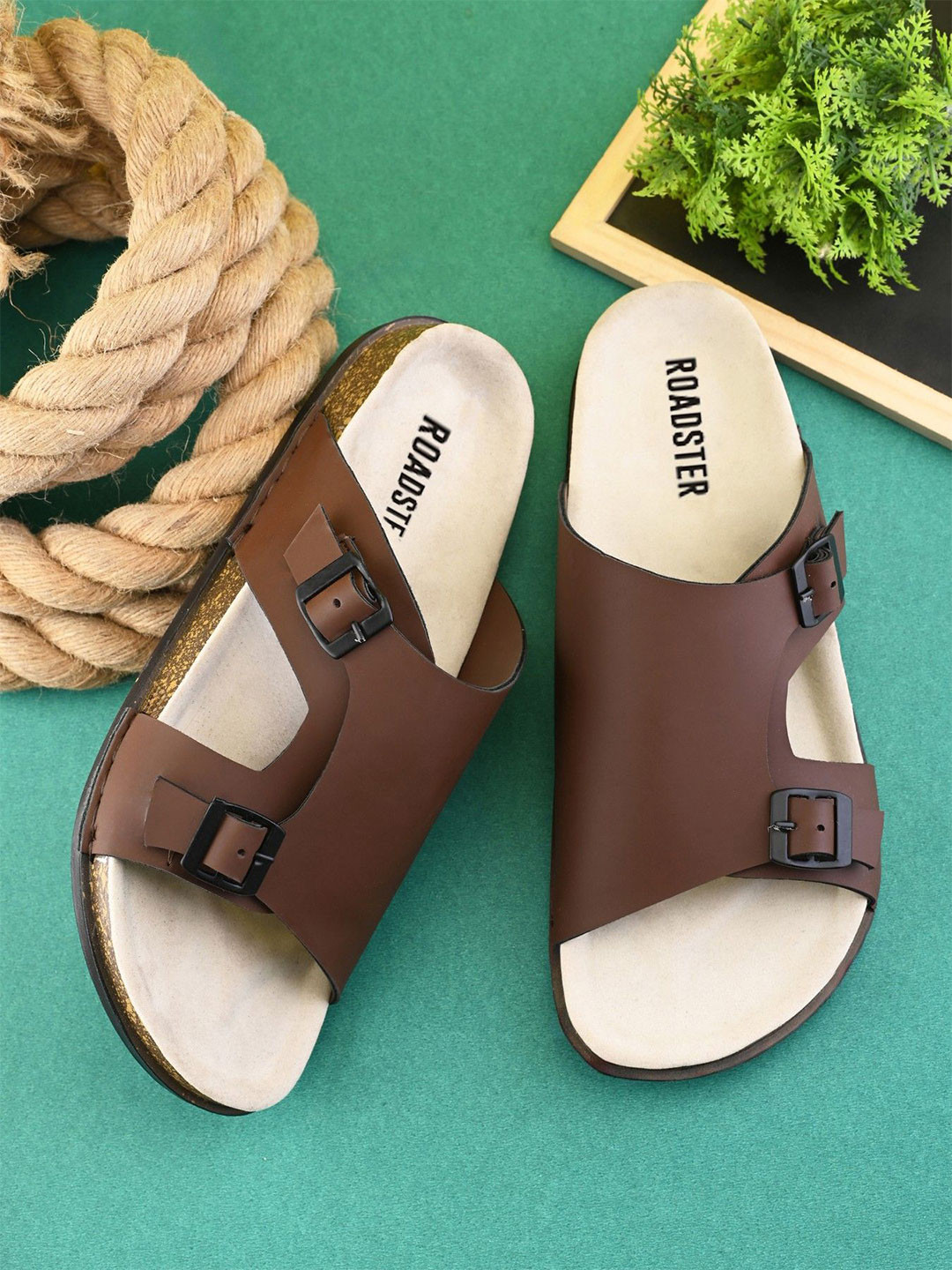 Buy The Roadster Lifestyle Co. Men Slip On Comfort Sandals - Sandals ...