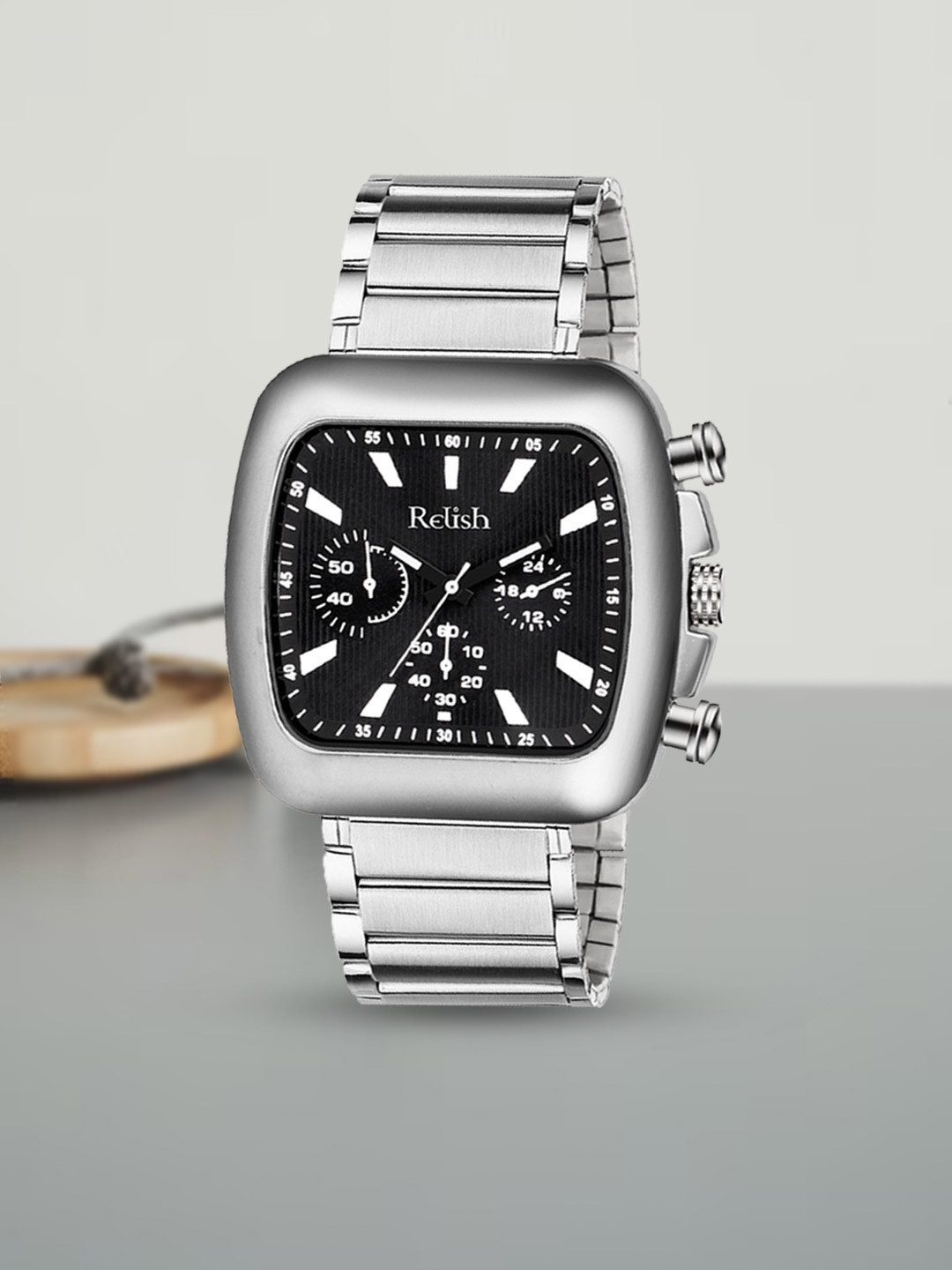 Buy Relish Men Skeleton Dial & Stainless Steel Straps Reset Time ...