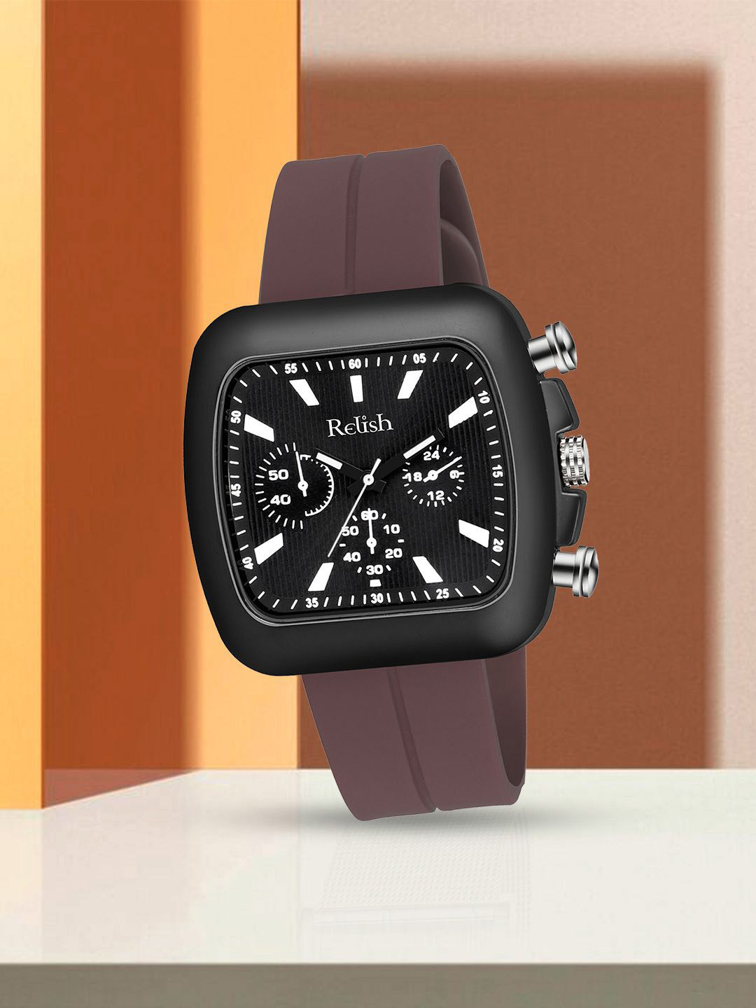 Buy Relish Men Dial & Straps Analogue Watch RE NW2014 - Watches for Men ...