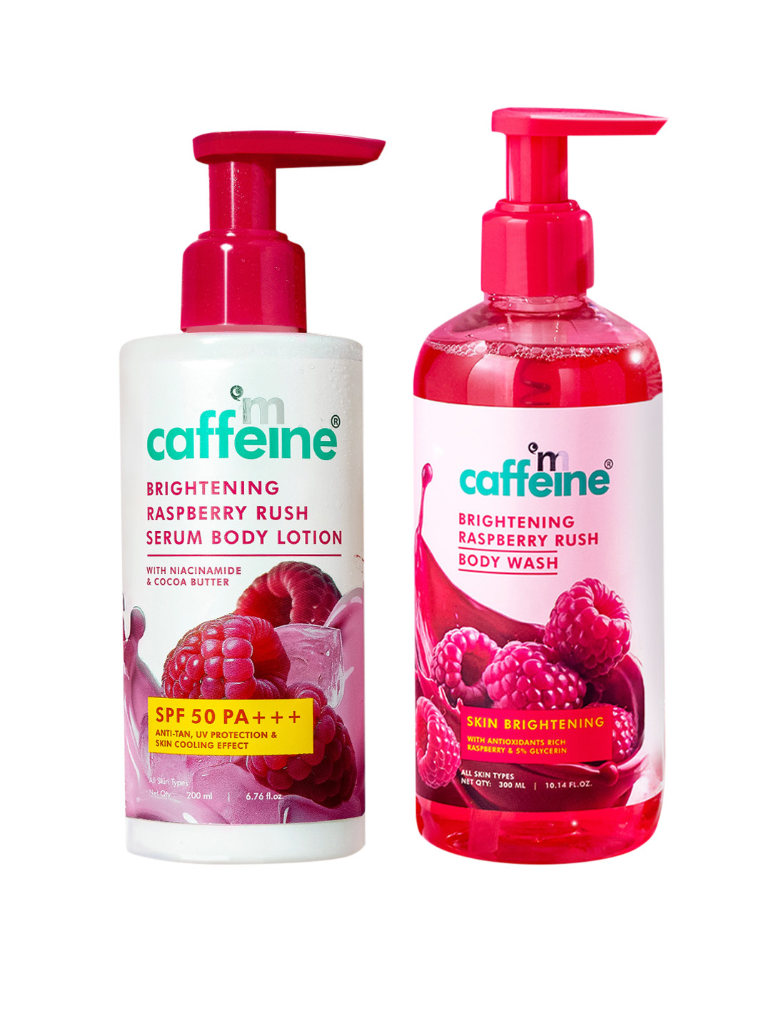 Buy MCaffeine Raspberry Rush Combo Kit - Skin Care Combo for Unisex ...