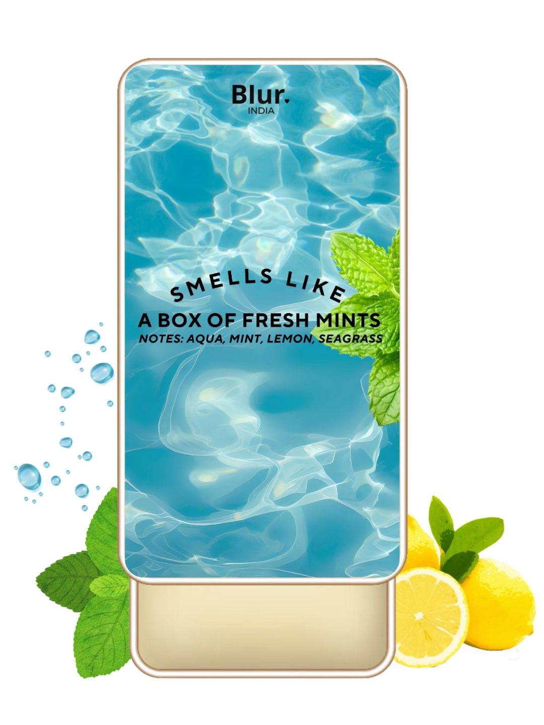 Buy BLUR INDIA Women Smells Like A Box Of Fresh Mints Solid Perfume 25 ...