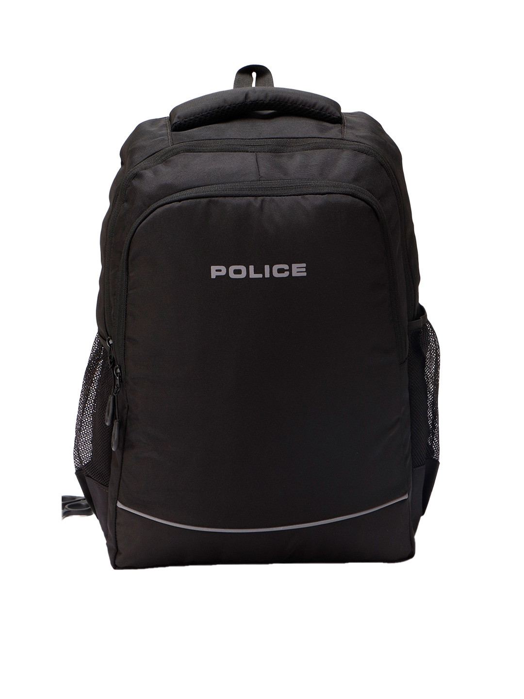 Buy Police Unisex Brand Logo Contrast Detail Backpack - Backpacks for ...