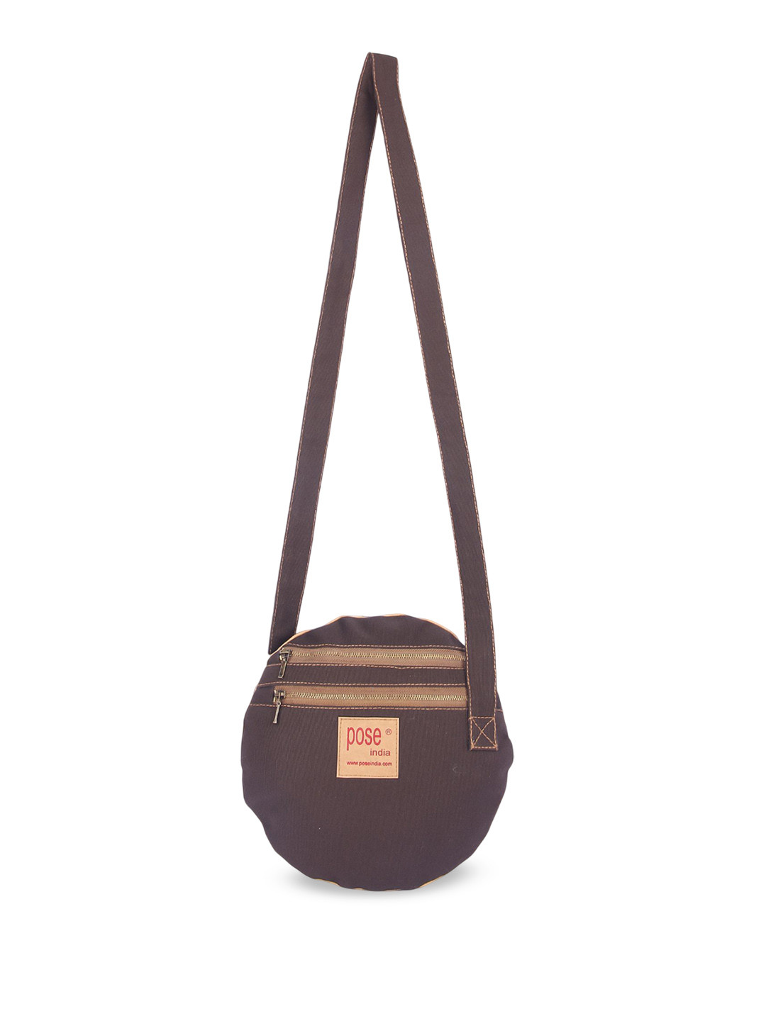 Buy Pose India Unisex Brand Logo Printed Crossbody Cotton Sling Bag ...