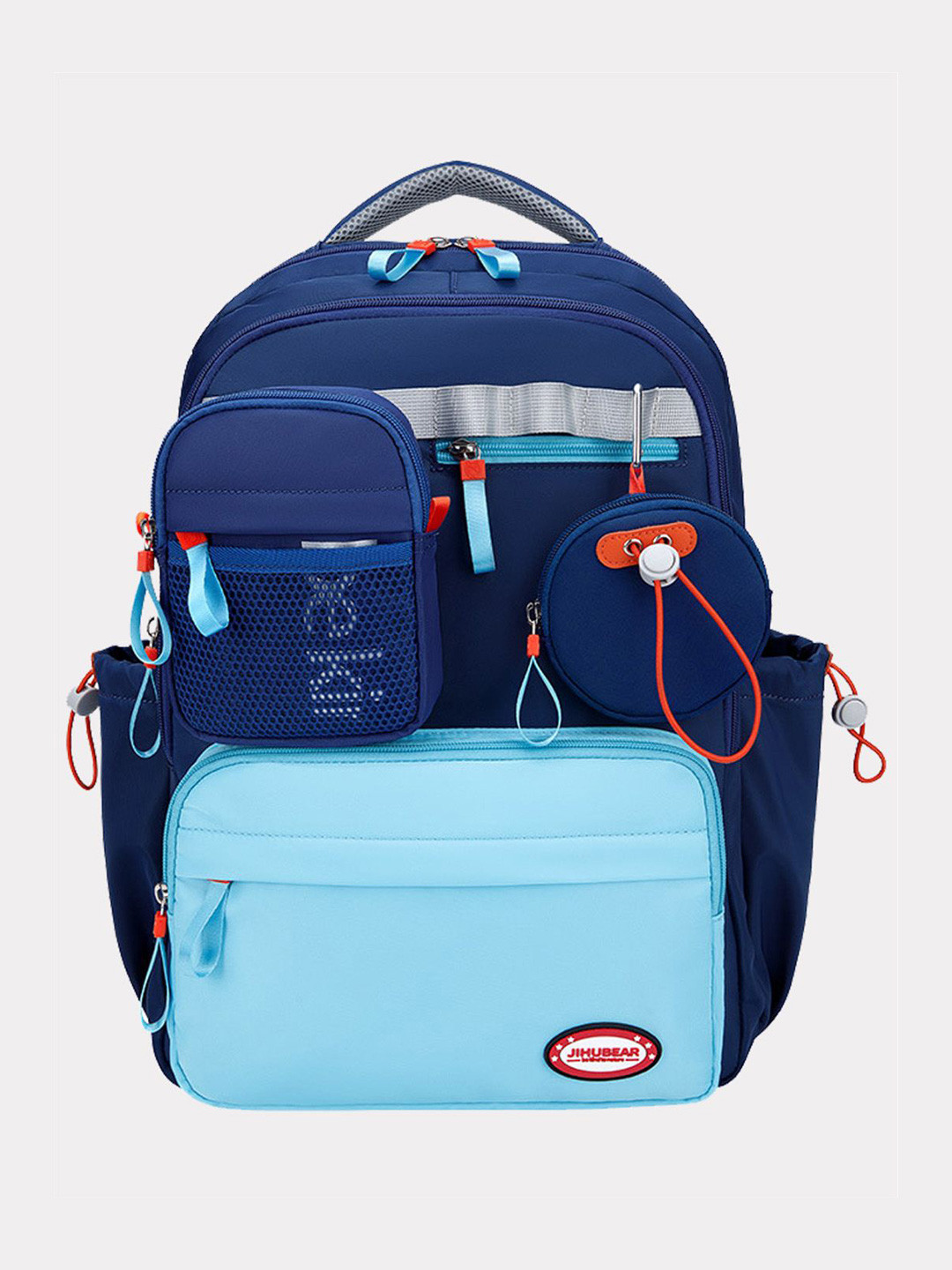 Buy Little Surprise Box LLP Kid 3 In One Blue Shaded School Backpack ...