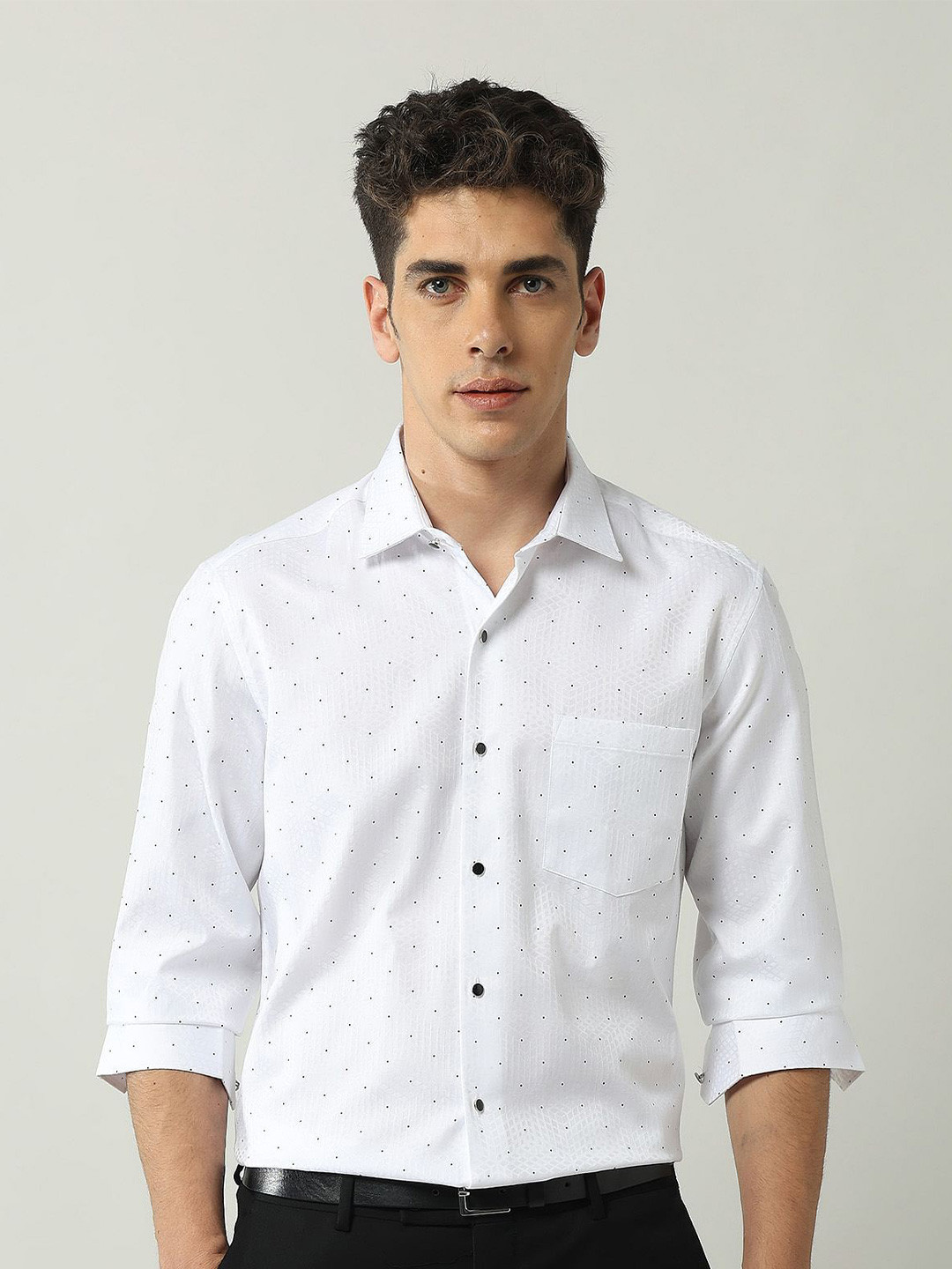 Buy AD By Arvind Men Classic Slim Fit Casual Shirt - Shirts for Men ...