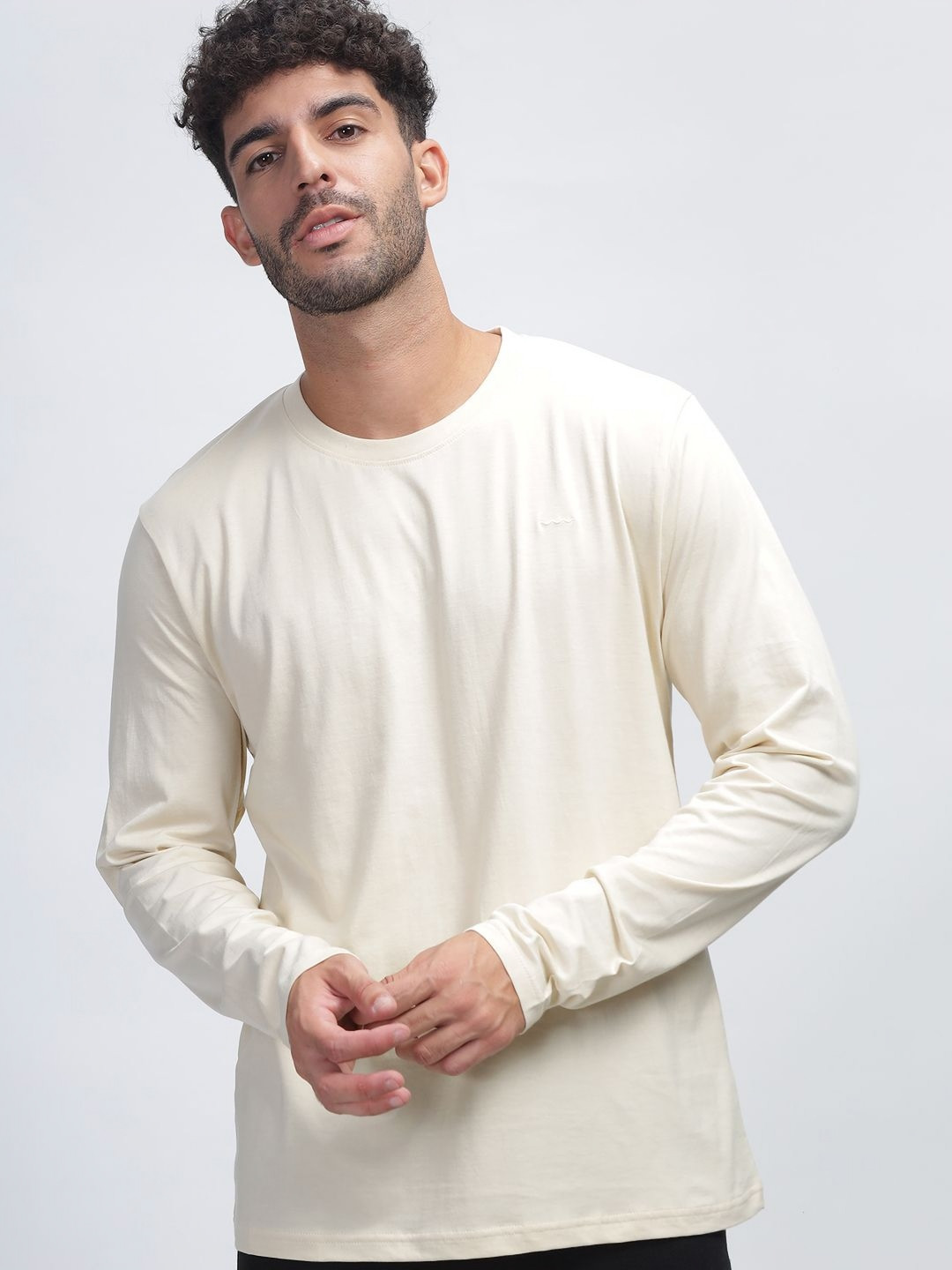 Buy String Scape Men Supima Cotton Crew Neck Full Sleeve T Shirt ...