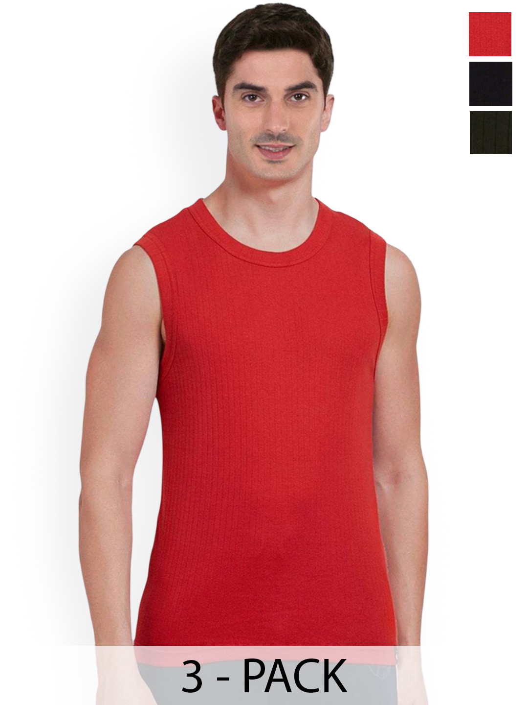 Buy COLORS By Rupa Frontline Pack Of 2 Pure Cotton Innerwear Vests ...