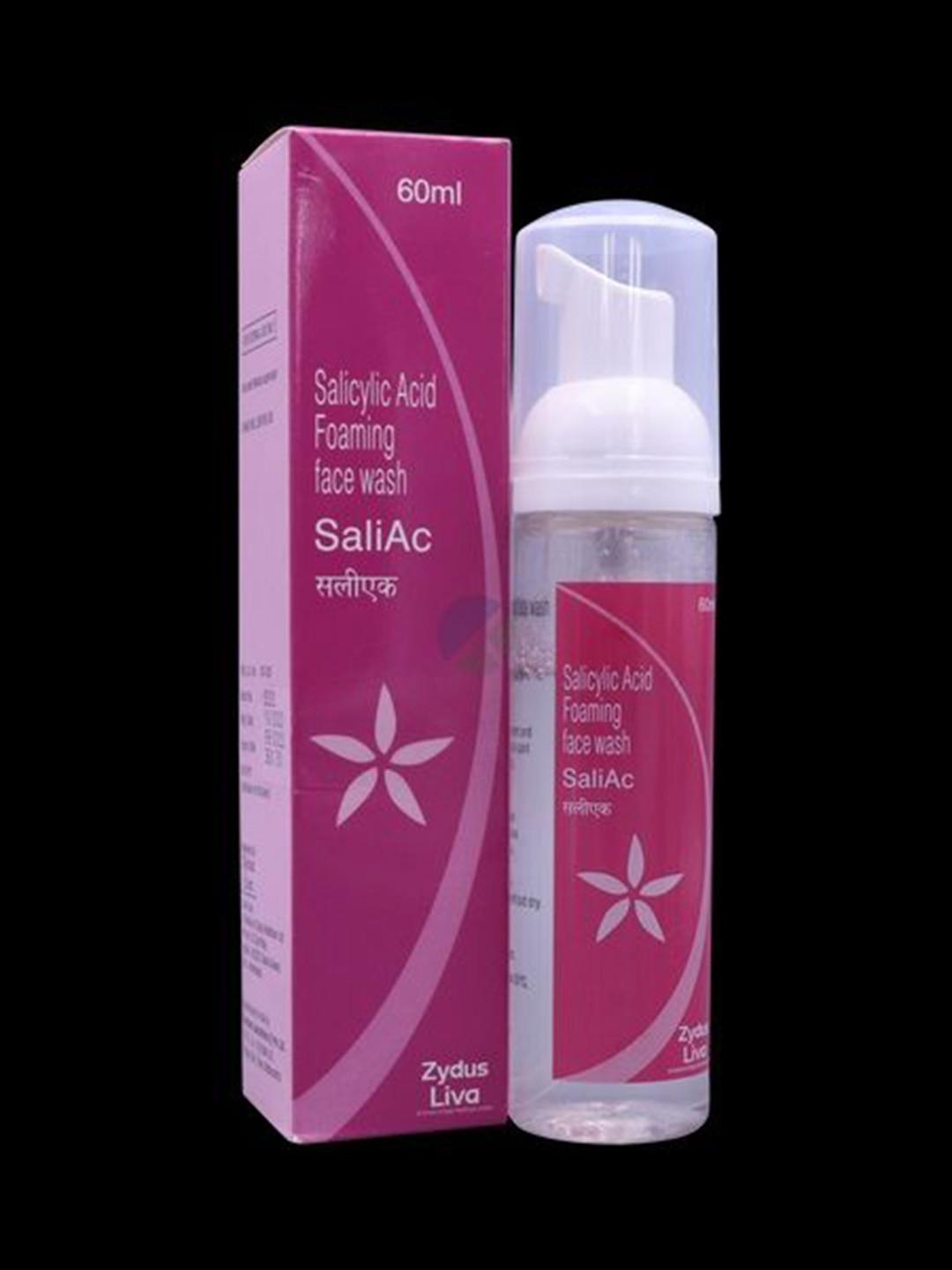 Buy Saliac Foaming Face Wash With Salicylic Acid For Anti Ageing 60 Ml ...