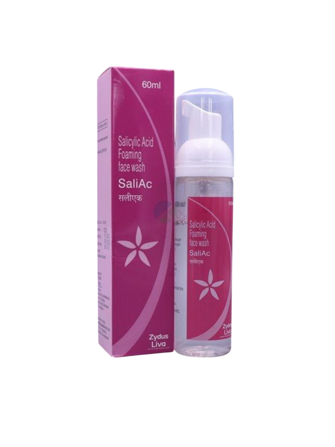 Buy Saliac Set Of 2 Salicylic Acid Foaming Face Wash 60 Ml Each - Face ...