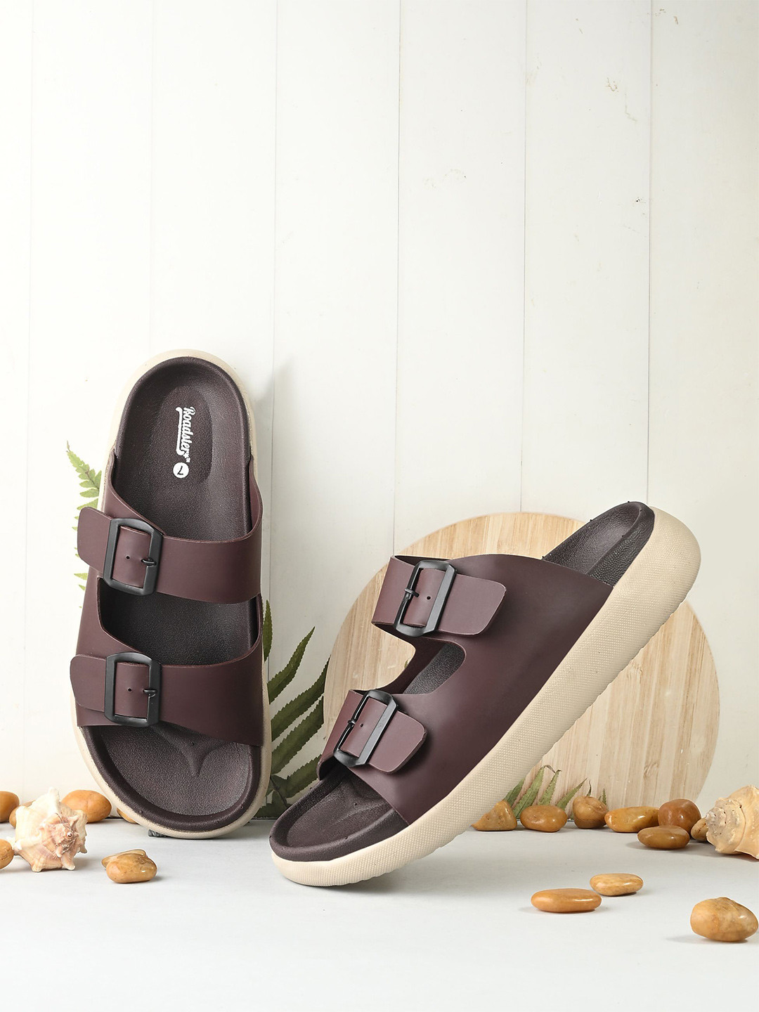 Buy The Roadster Lifestyle Co Men Casual Slip On Sandals - Sandals for ...