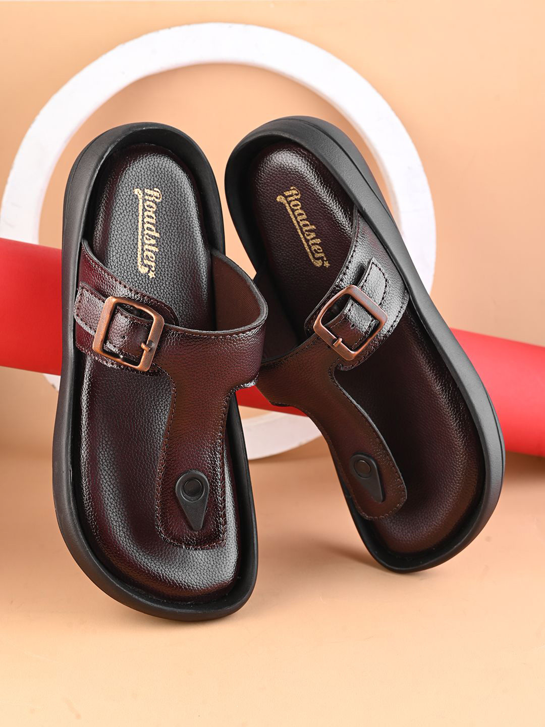 Buy The Roadster Lifestyle Co Men Slip On Comfort Sandals - Sandals for ...