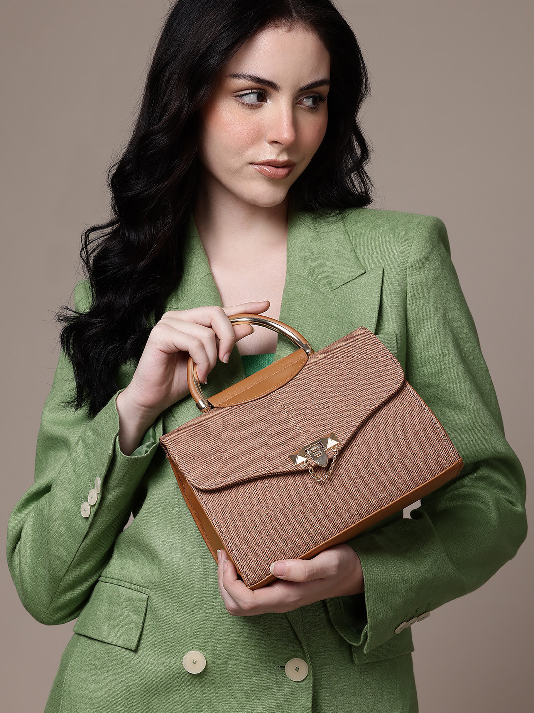 Buy French Connection Striped Satchel Bag - Handbags for Women 31418241 ...