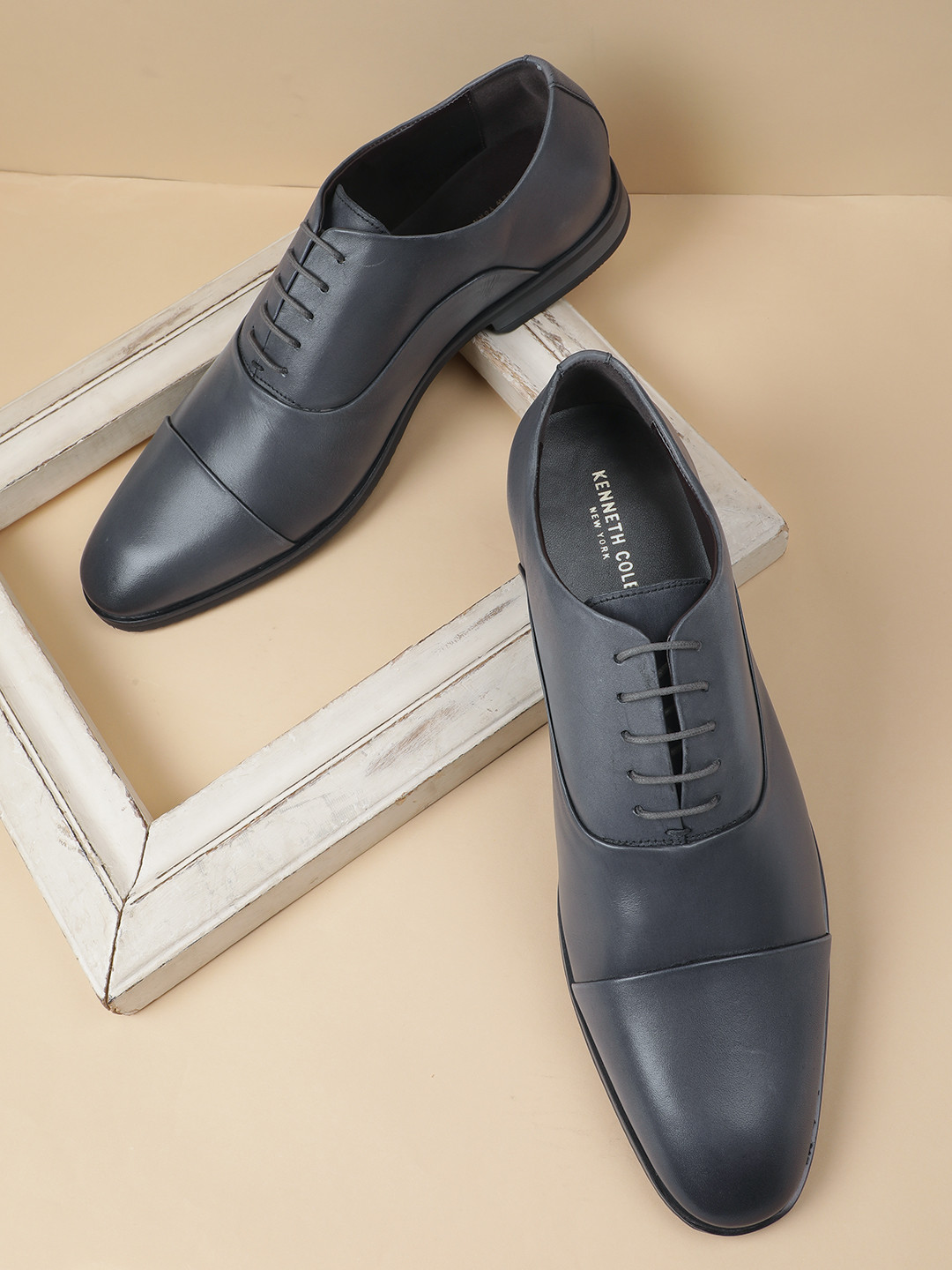 Buy Kenneth Cole Men Leather Formal Oxfords - Formal Shoes for Men ...