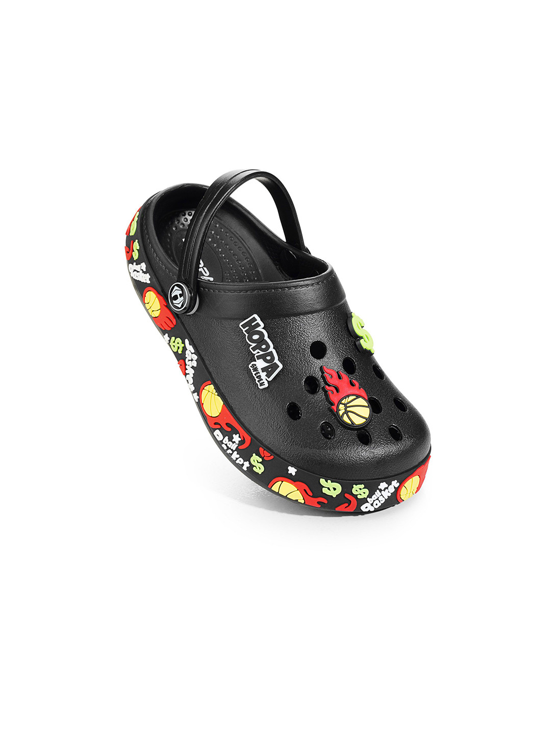 Buy Hoppa Kids Self Design Clogs Flip Flops - Flip Flops for Unisex ...