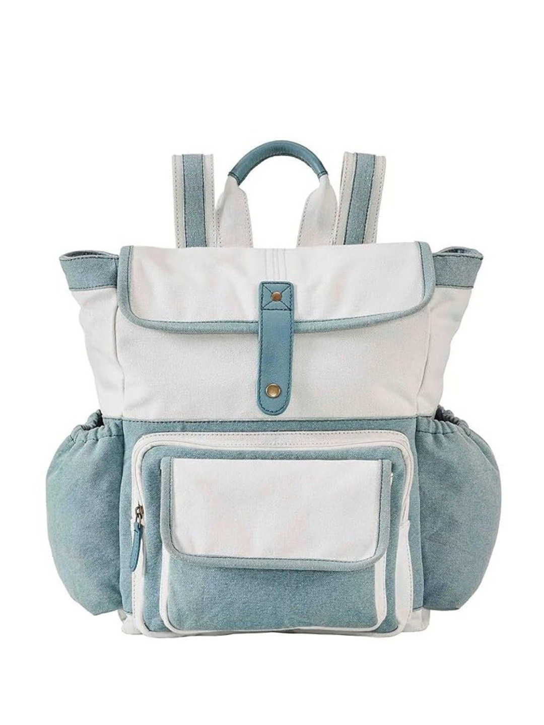 Buy Mona B Dakota Unisex Colourblocked Backpack - Backpacks for Unisex ...