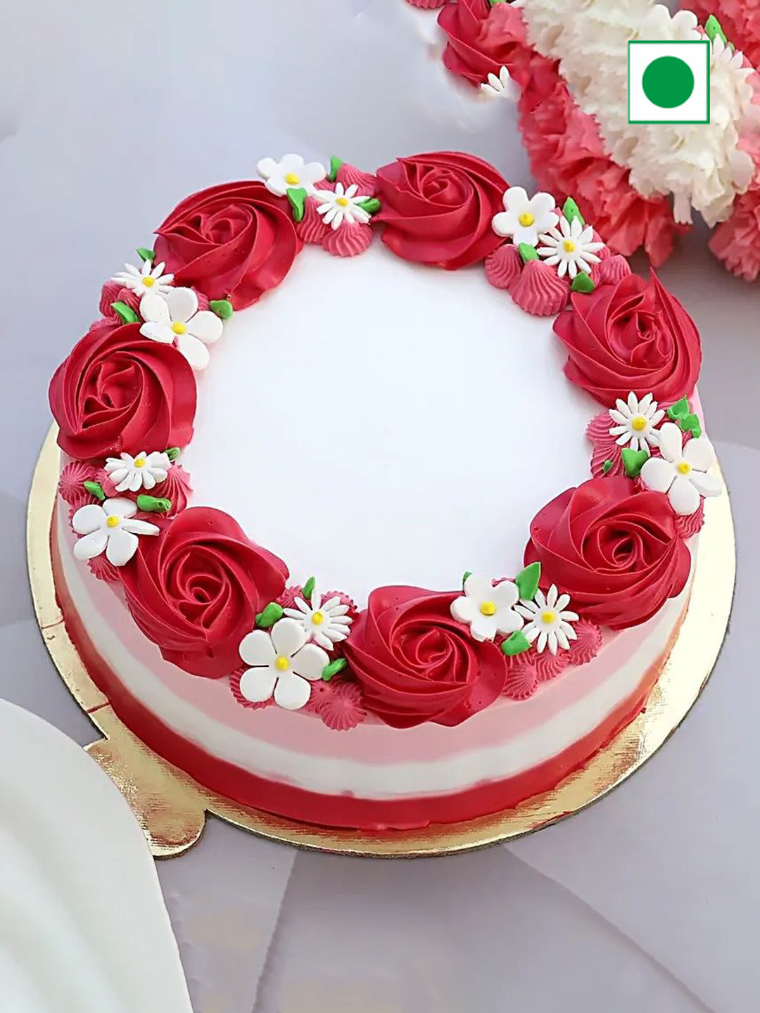 Buy Fnp Chocolate Flavour Eggless Round Shape Cake 500g - Cake for ...