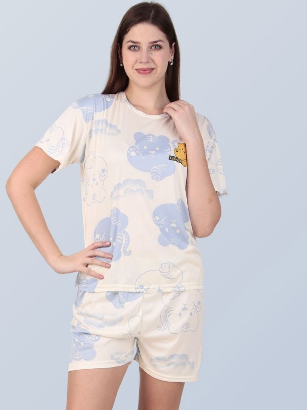 Buy Untamed Clothing Women Printed Night Suit - Night Suits for Women ...