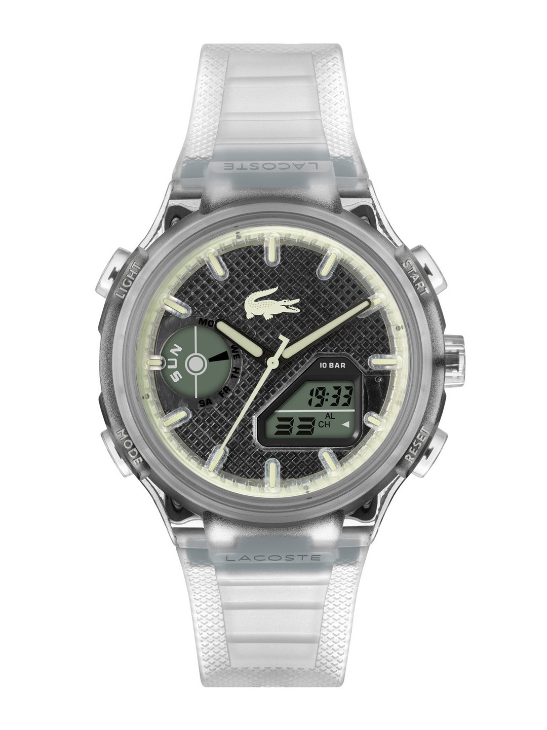 Buy Lacoste Men Lc33 Multi Function Analogue And Digital Watch 2011401 ...
